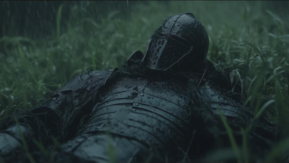 Fallen Knight in the Rain: A Gothic Tale - backiee