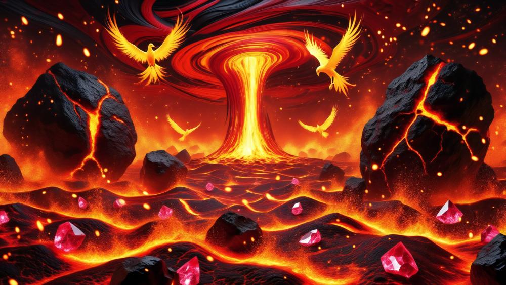 Volcanic Phoenix - backiee