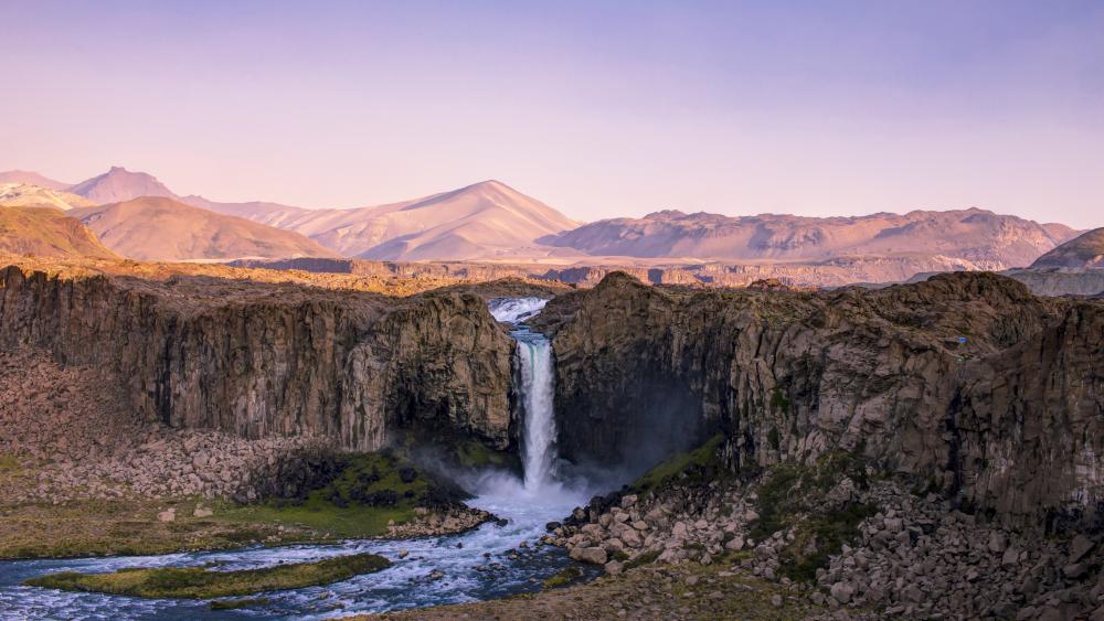 Cascada Invertida Sunset Falls in Maule Chile 5K Nature Escape - backiee