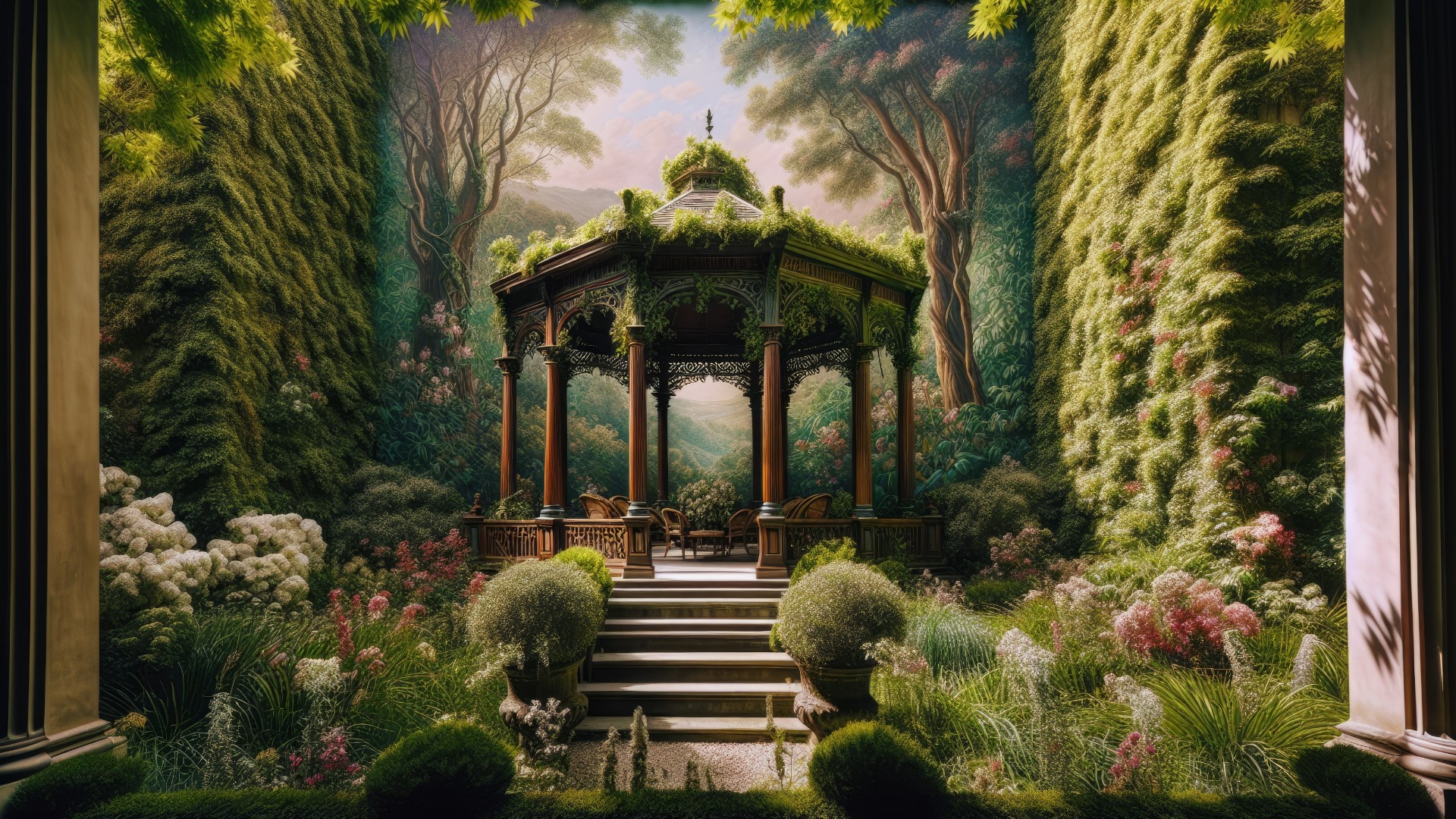 Enchanted Garden Pavilion Retreat - backiee