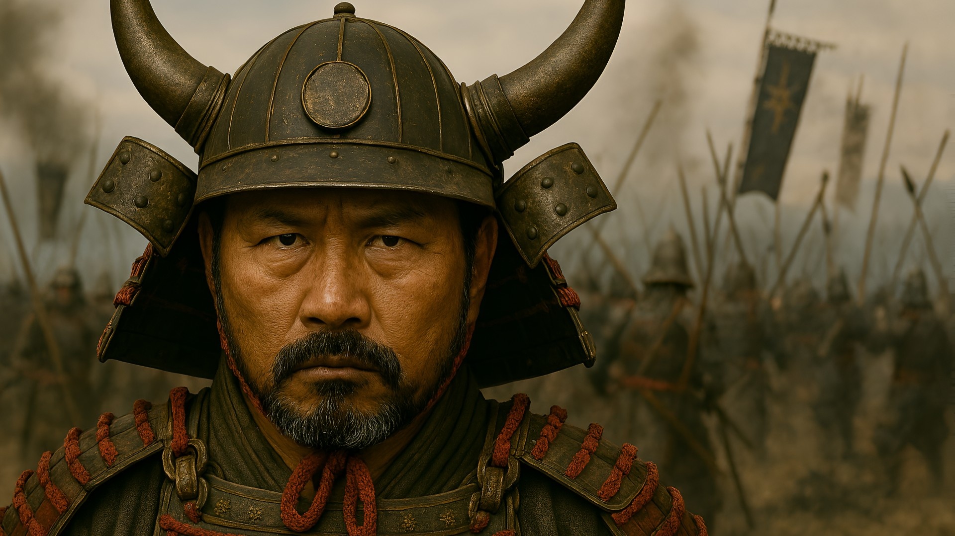 Samurai on a Battlefield - backiee