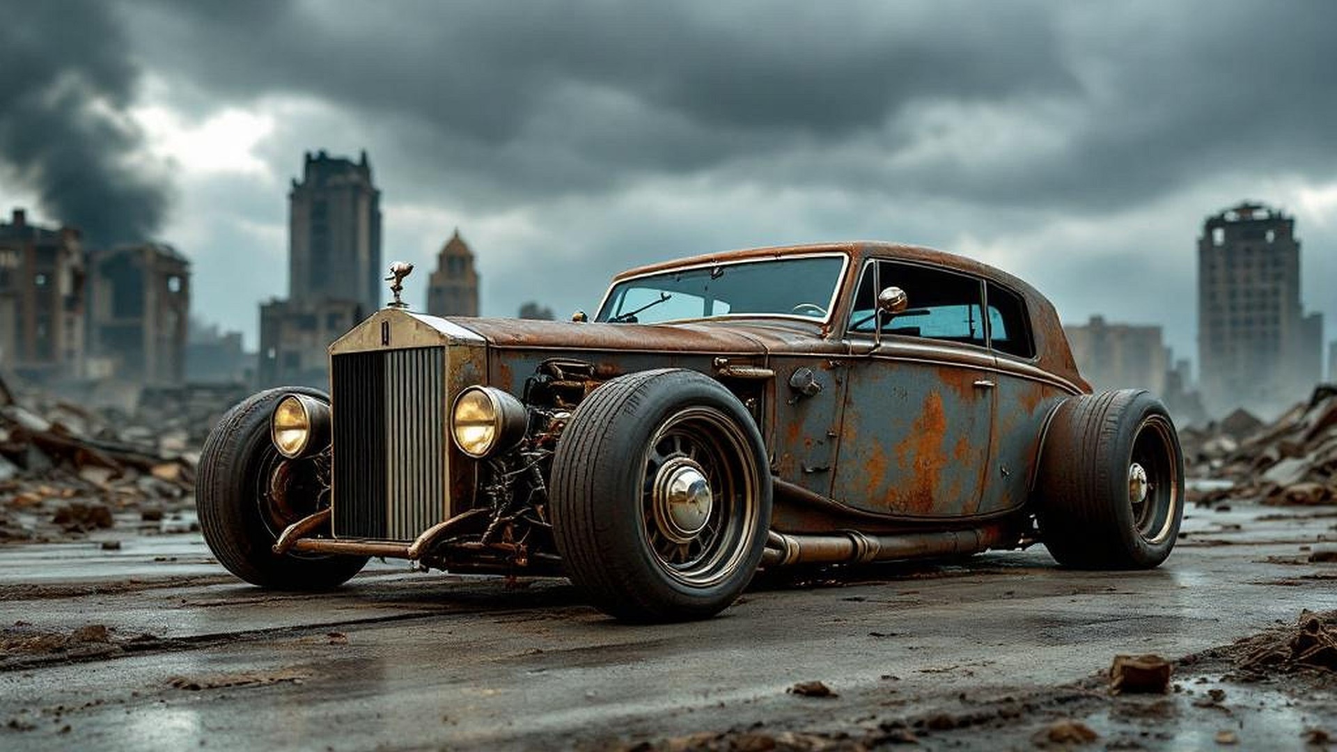 Rustic Elegance in a Post-Apocalyptic World - backiee