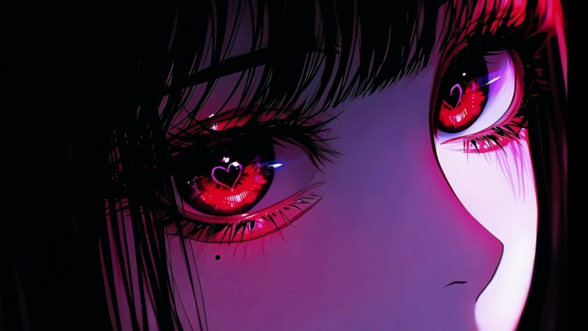 Mesmerizing Gaze Anime Art Wall Decor - backiee