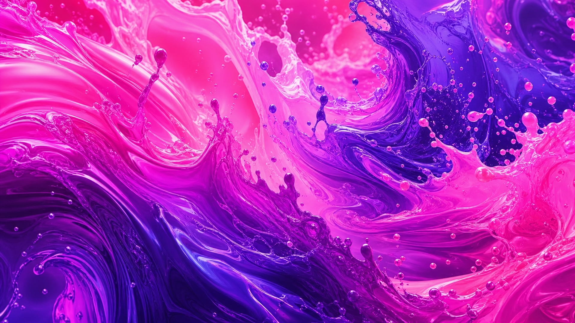 Neon Liquid Dreamscape - backiee