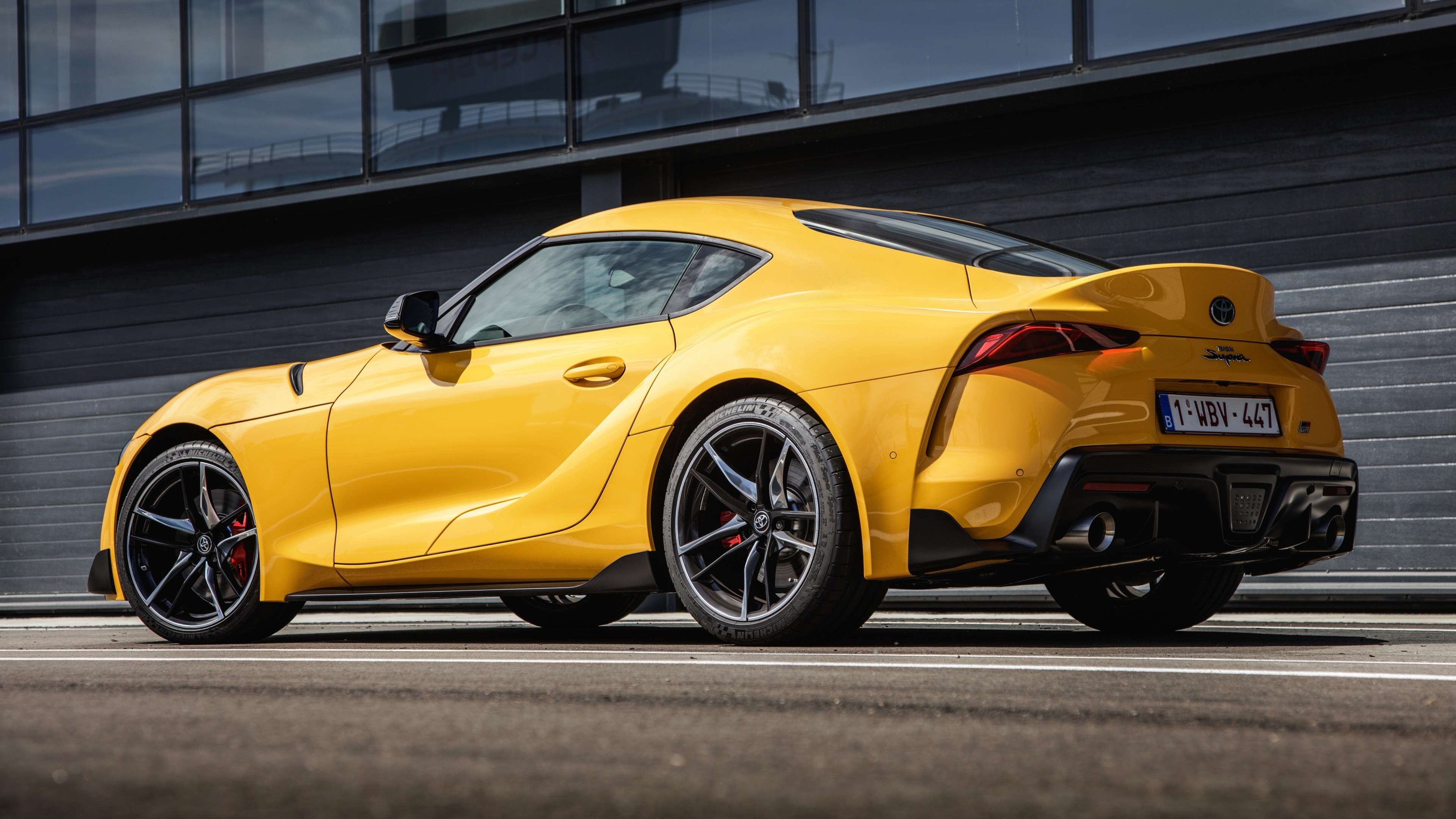 Toyota Supra in Radiant Yellow Glory - backiee