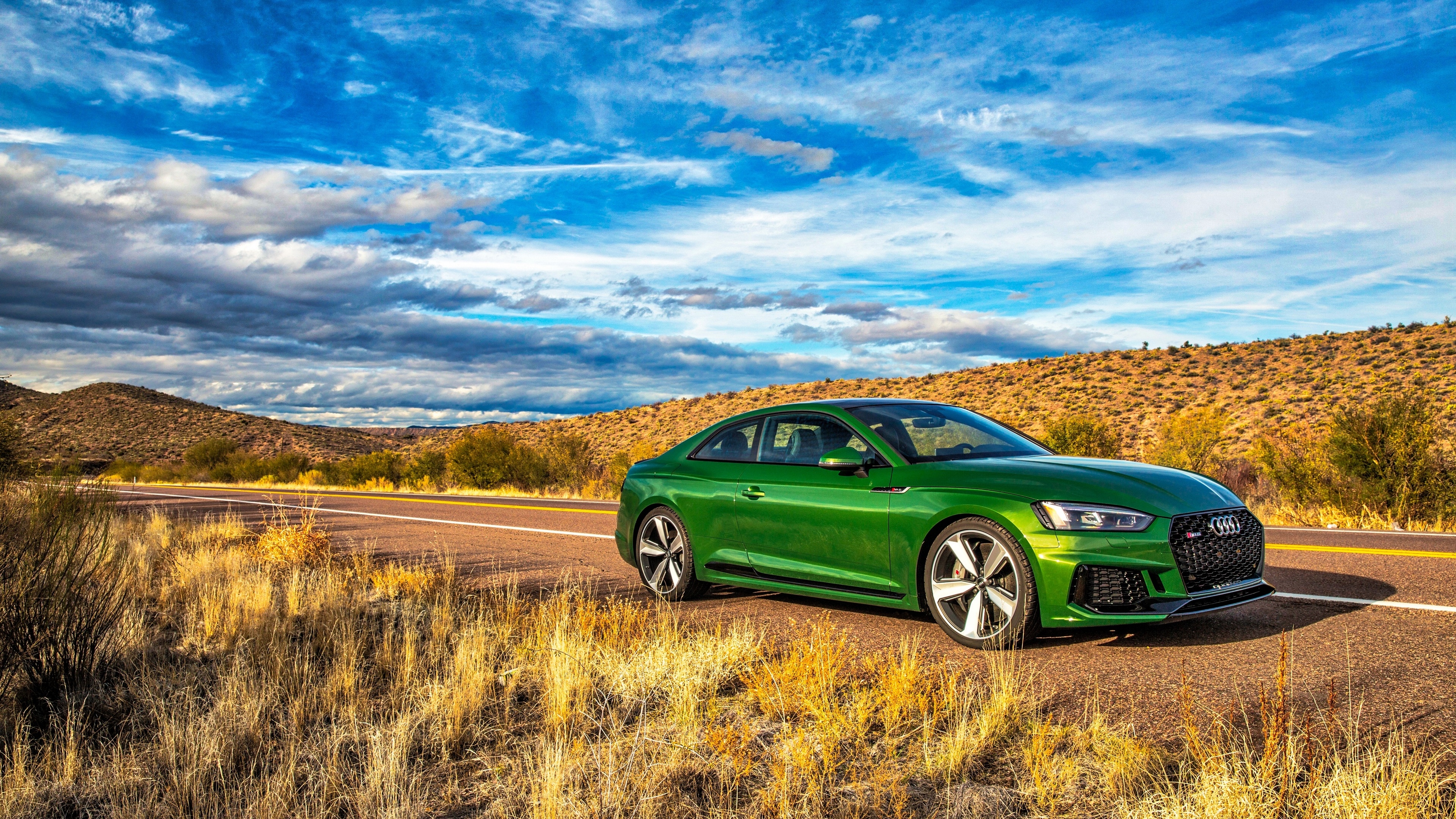 Audi RS 5 Coupé in Stunning Desert Landscape - backiee