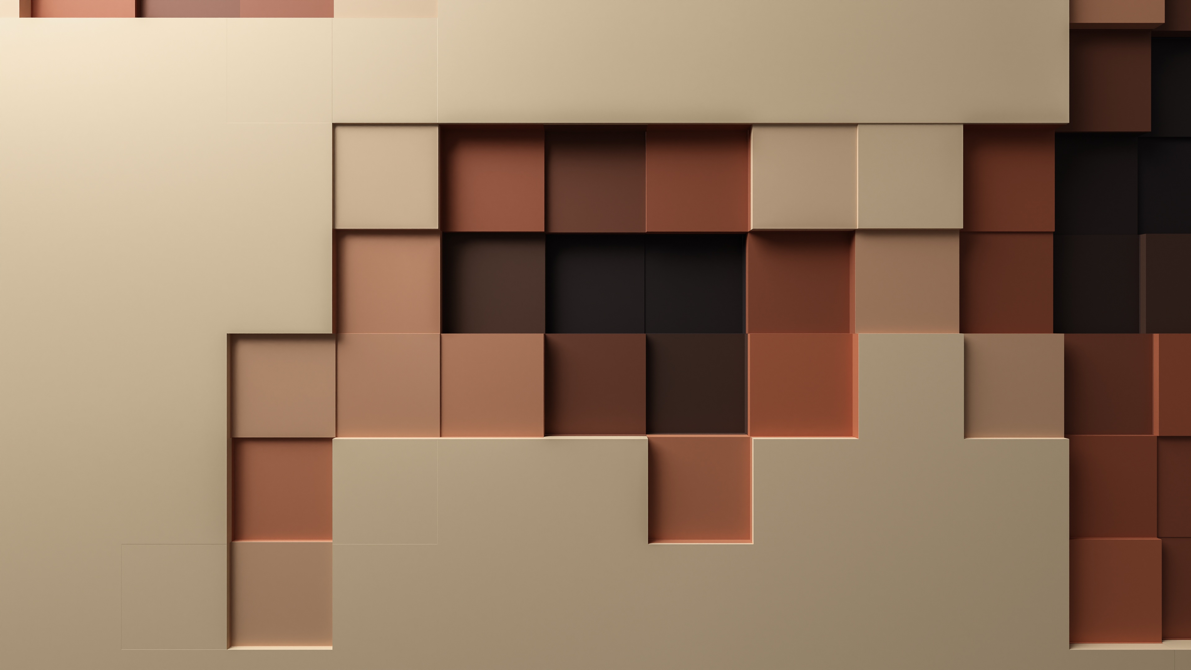 Elegant Brown Abstract Design for Modern Spaces - backiee