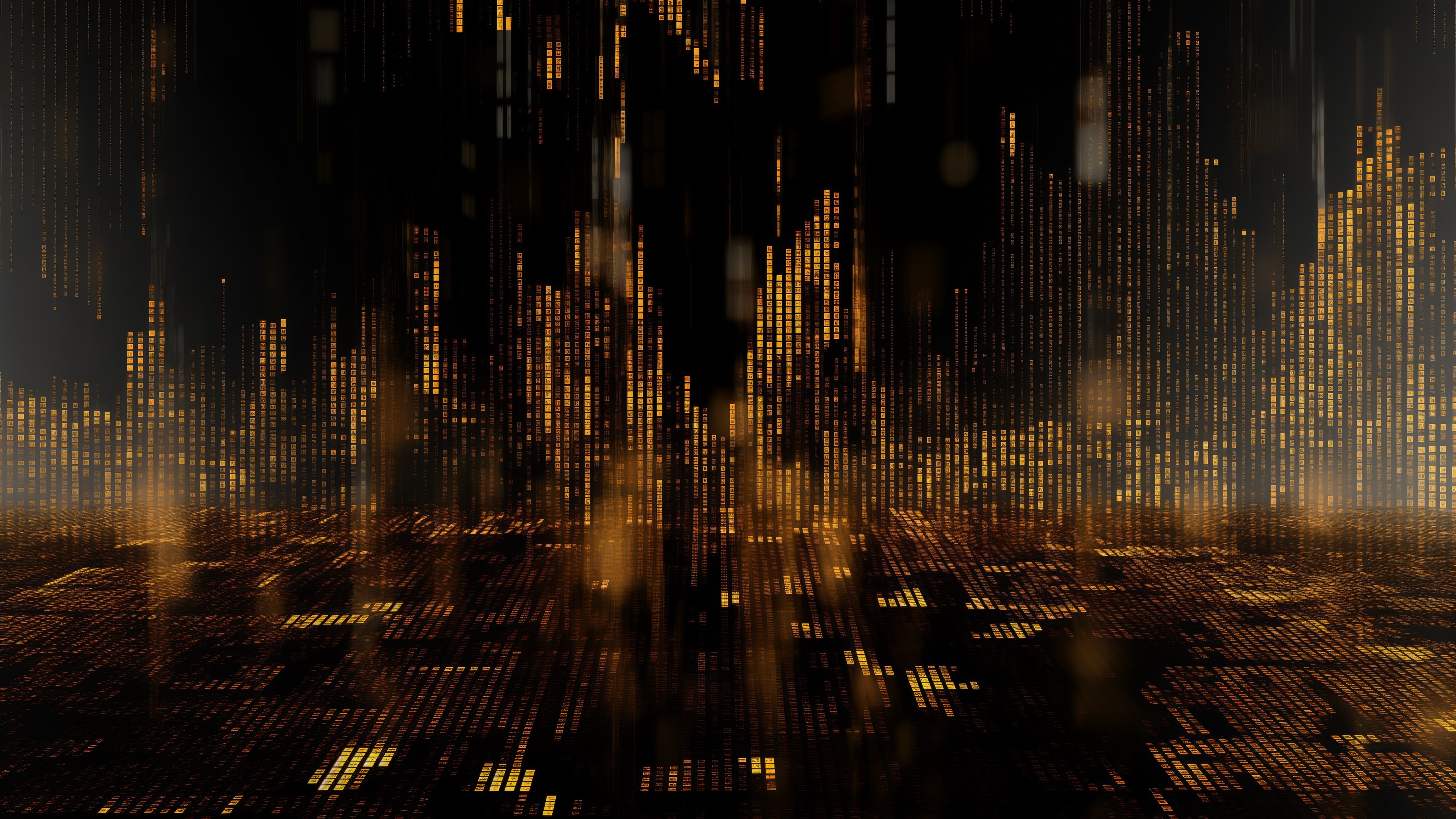 Golden Matrix Financial Symphony - backiee