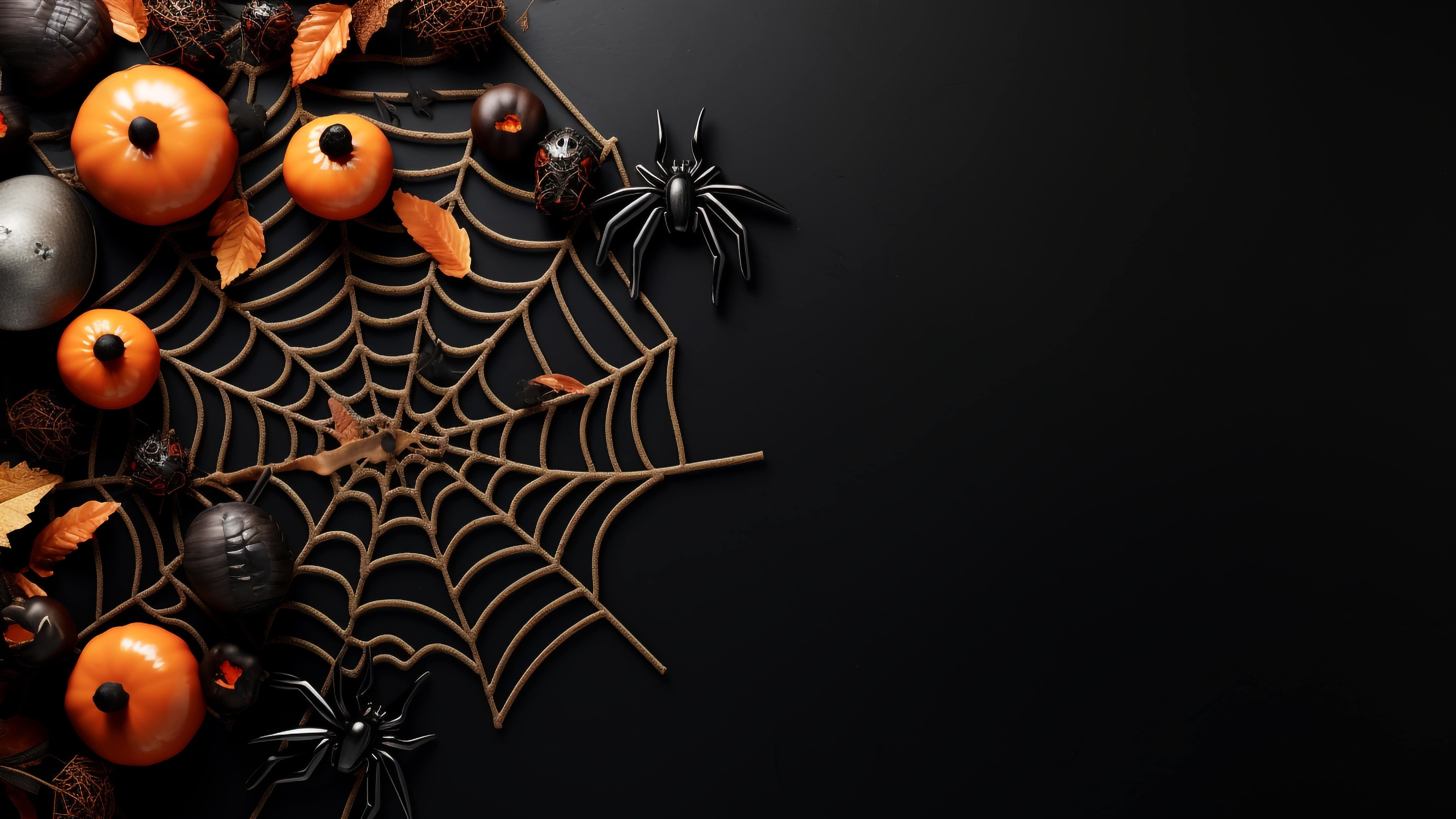 Spider Web Elegance for Halloween Vibes - backiee