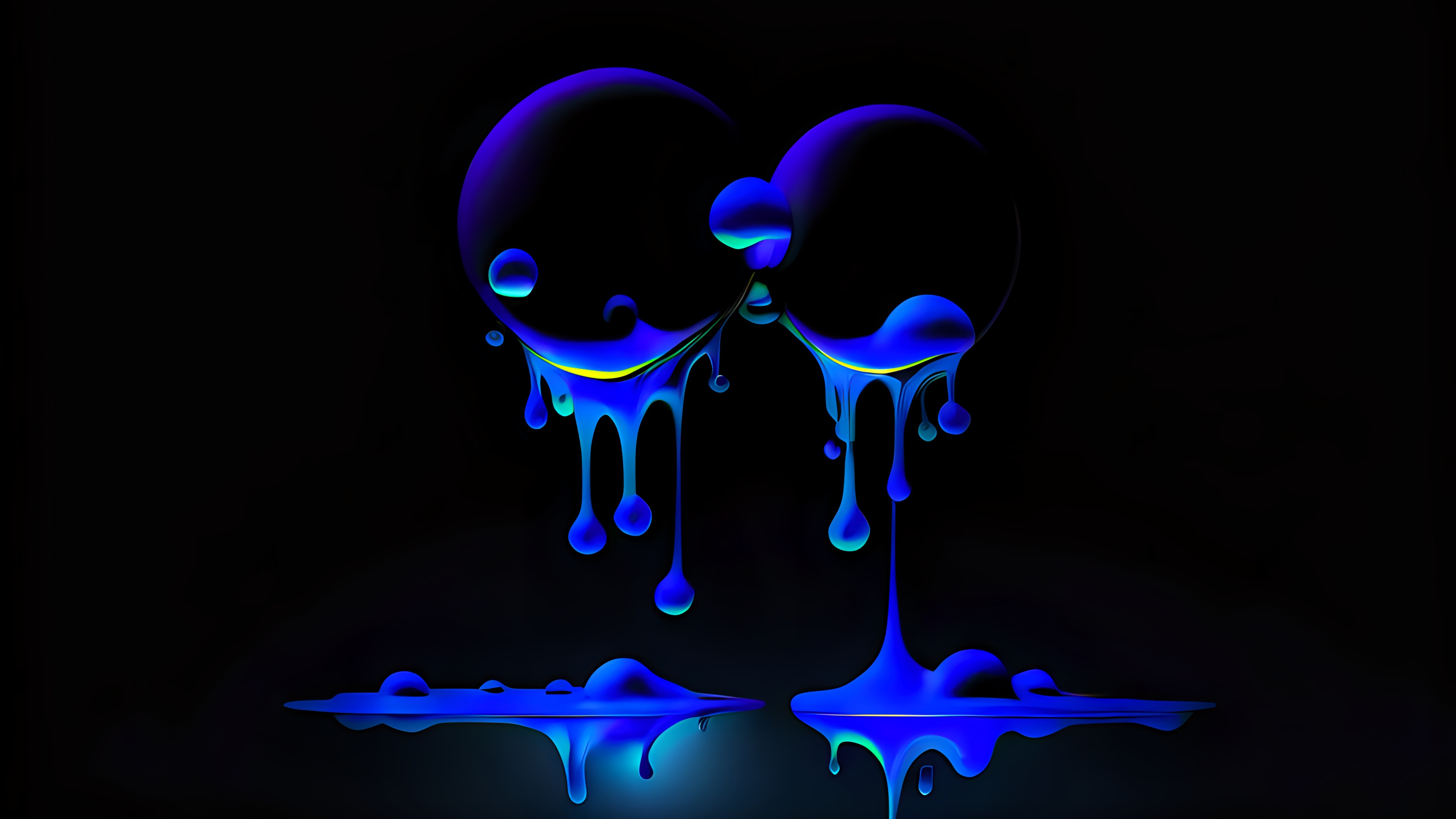 Great Blue Blobs - backiee