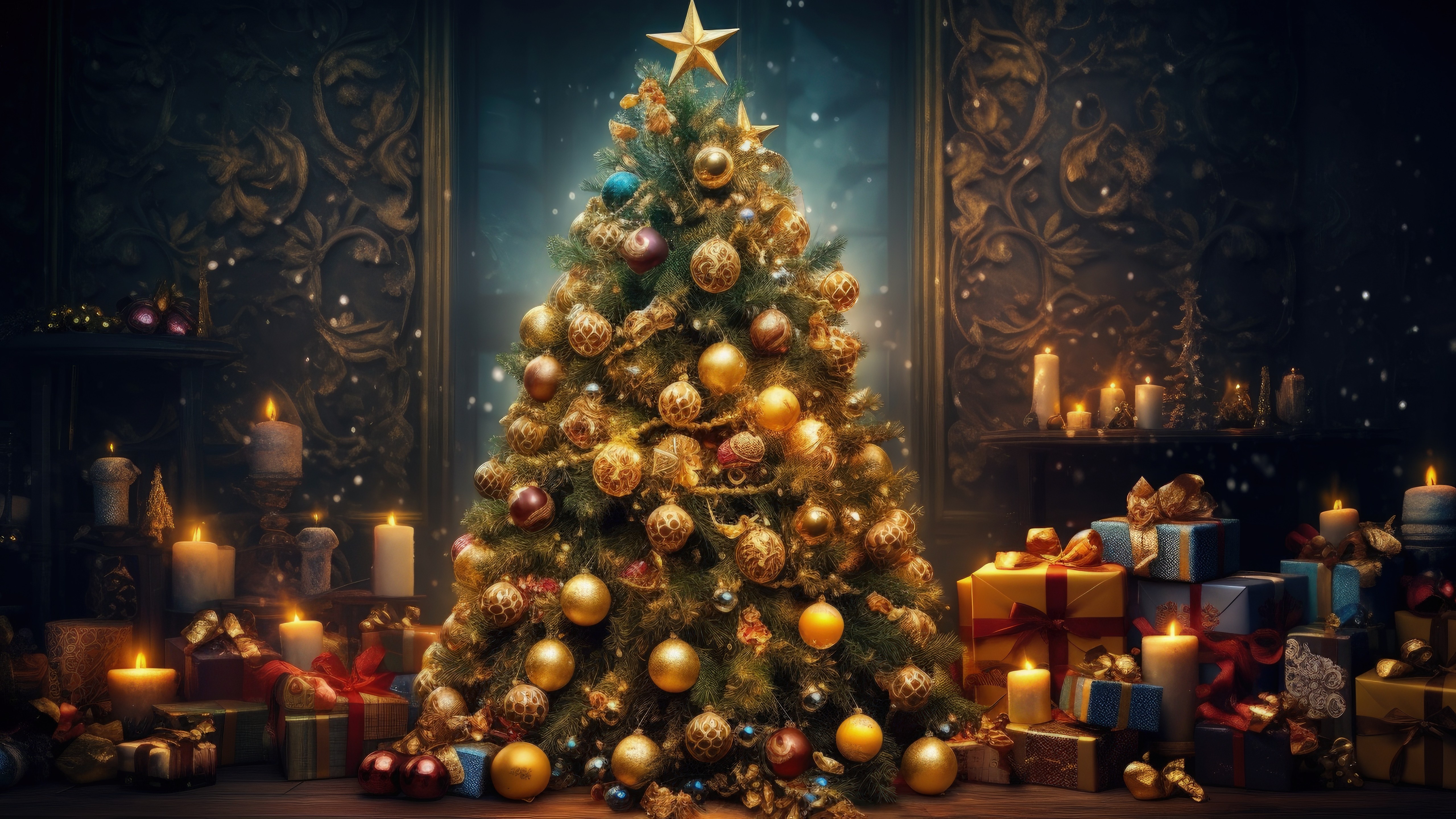 Festive Charm of a Christmas Wonderland - backiee