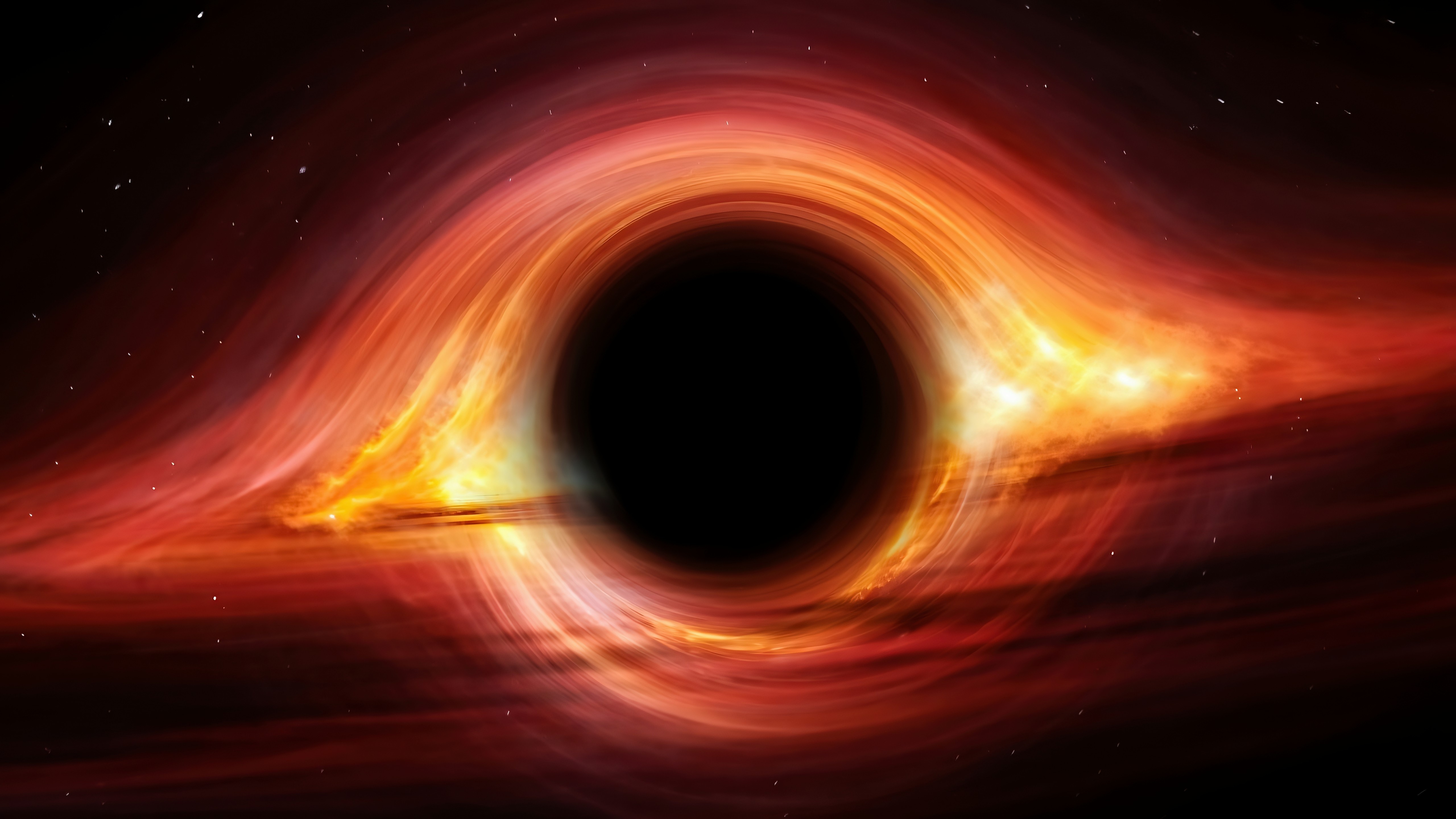 Black Hole Feeding On A Gas Cloud - backiee
