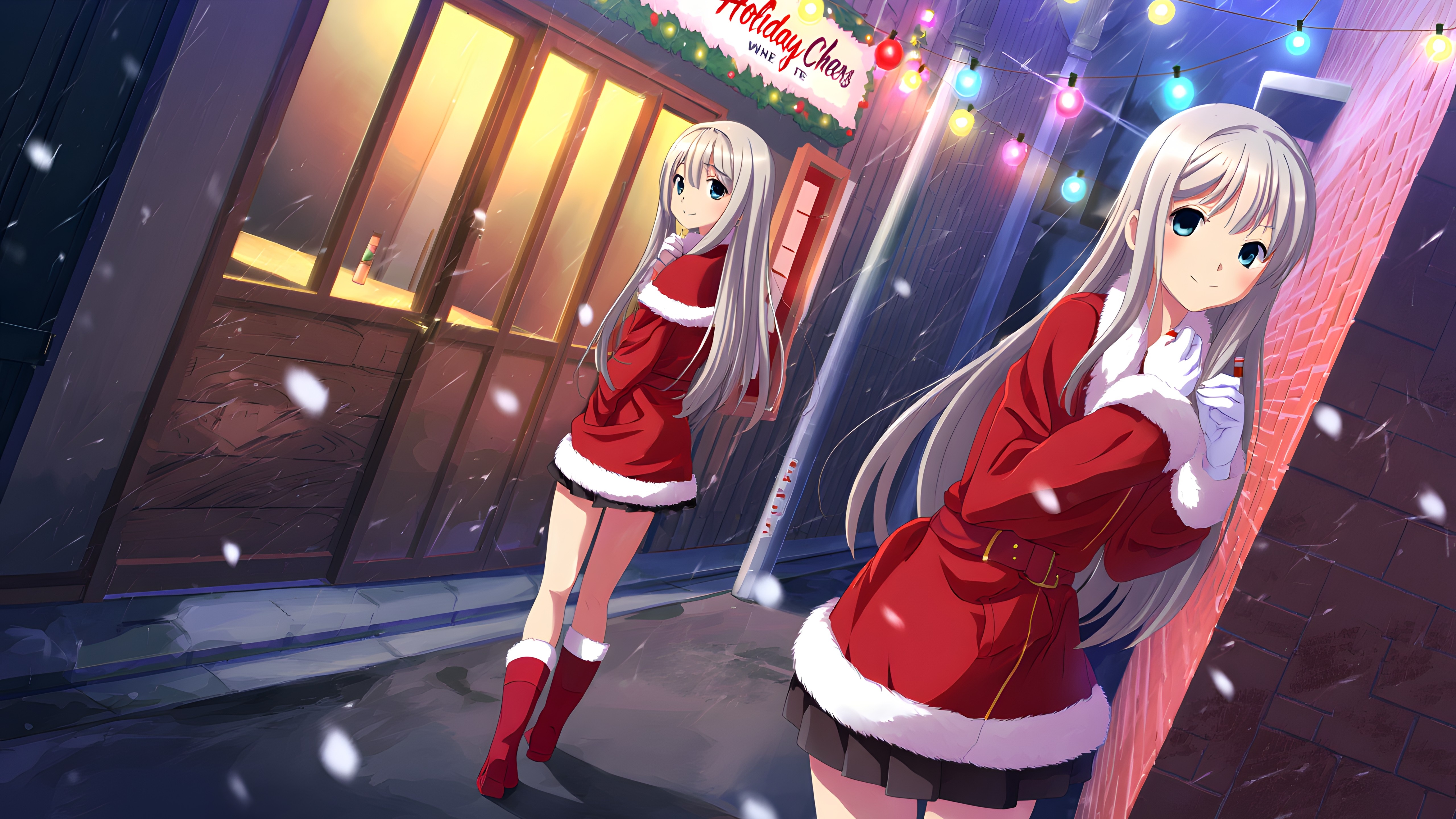 Holiday Cheer in Anime Style - backiee