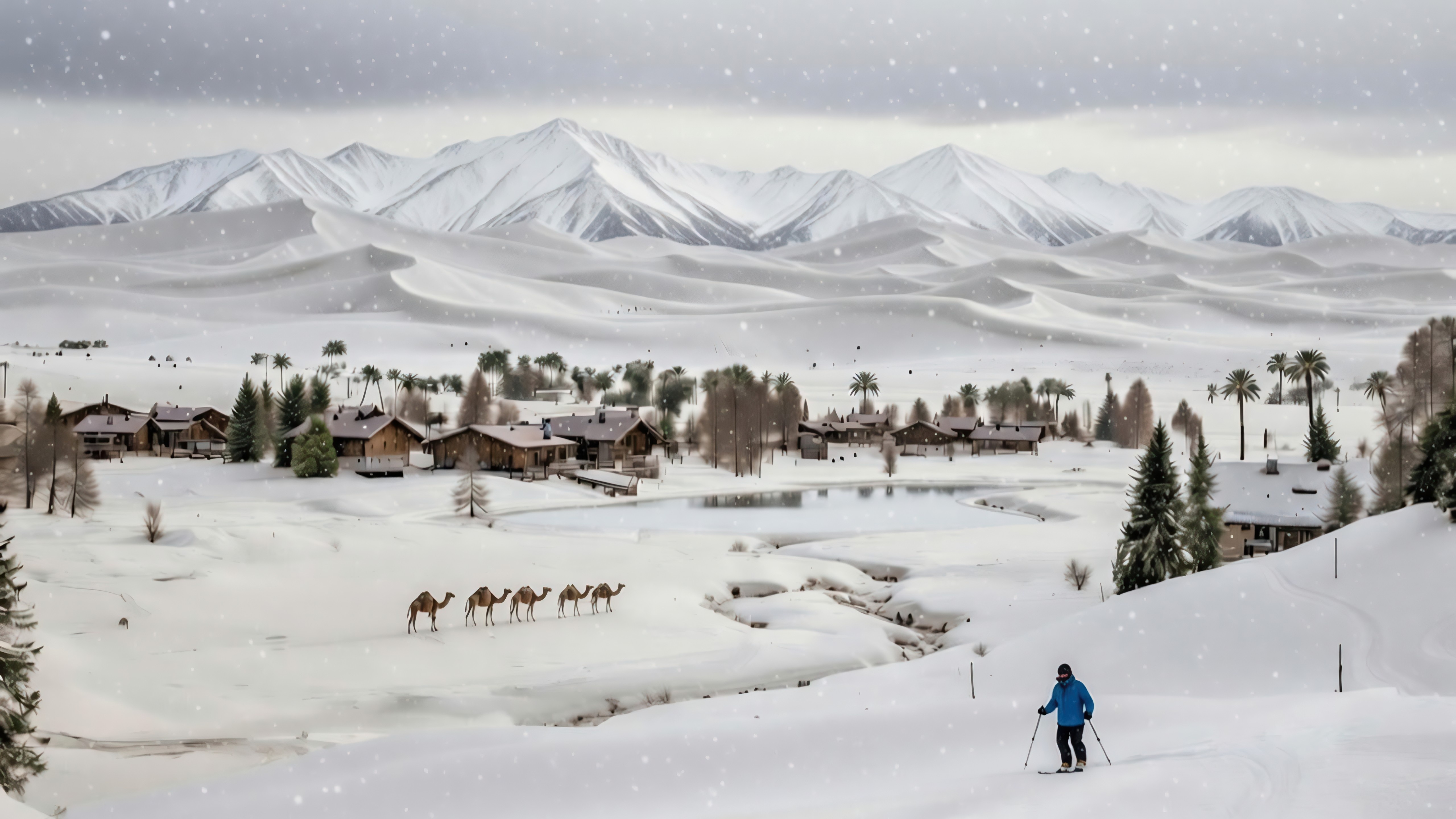 Snowy Desert - backiee