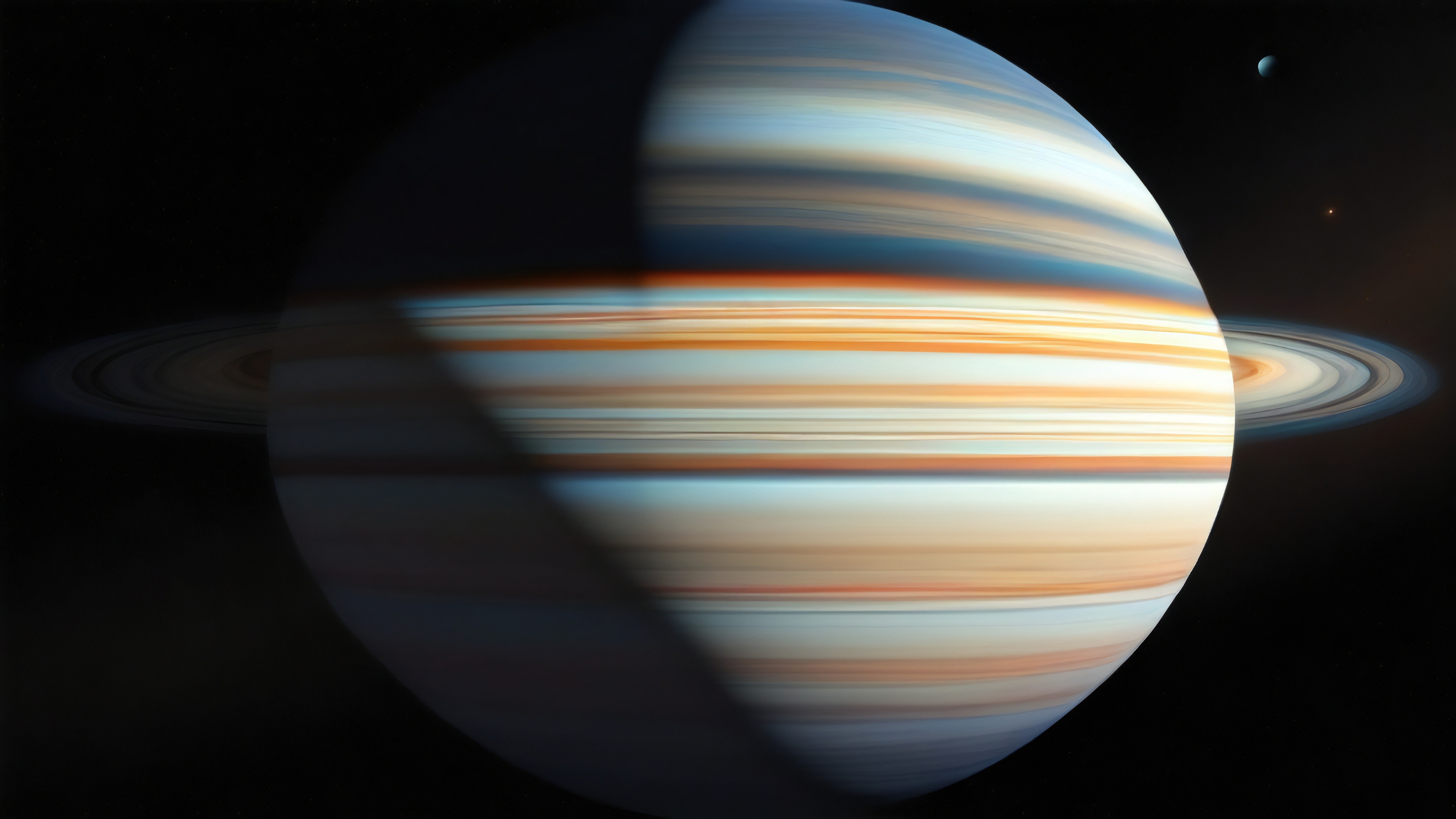 Shadow Planet Rings in Twilight Silence - backiee