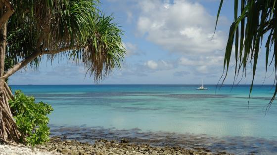 Tuvalu in stormy weather - backiee