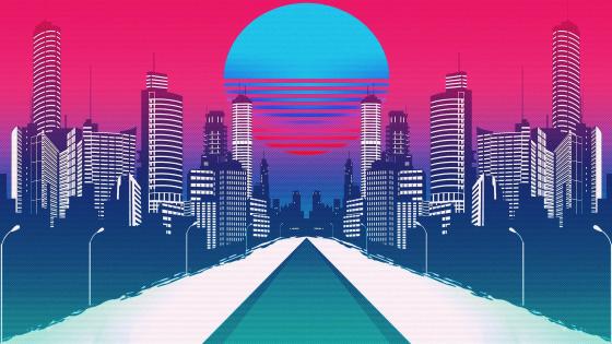Synthwave wallpapers - backiee