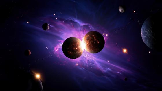 Planets Colliding Wallpaper Hd Wallpapers And Hd