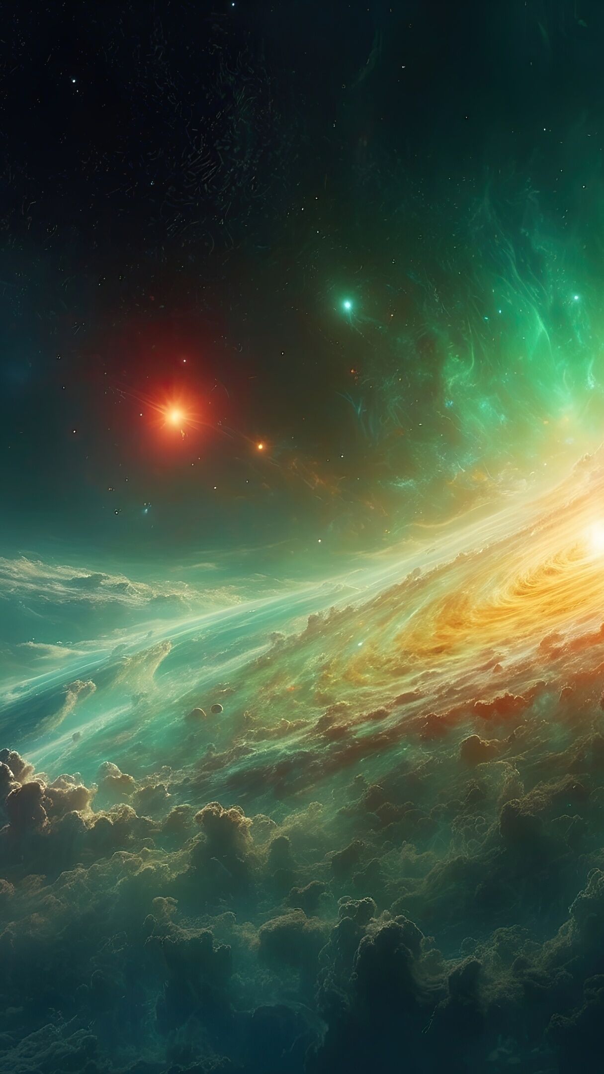 Vortex of the Cosmic Storm - backiee