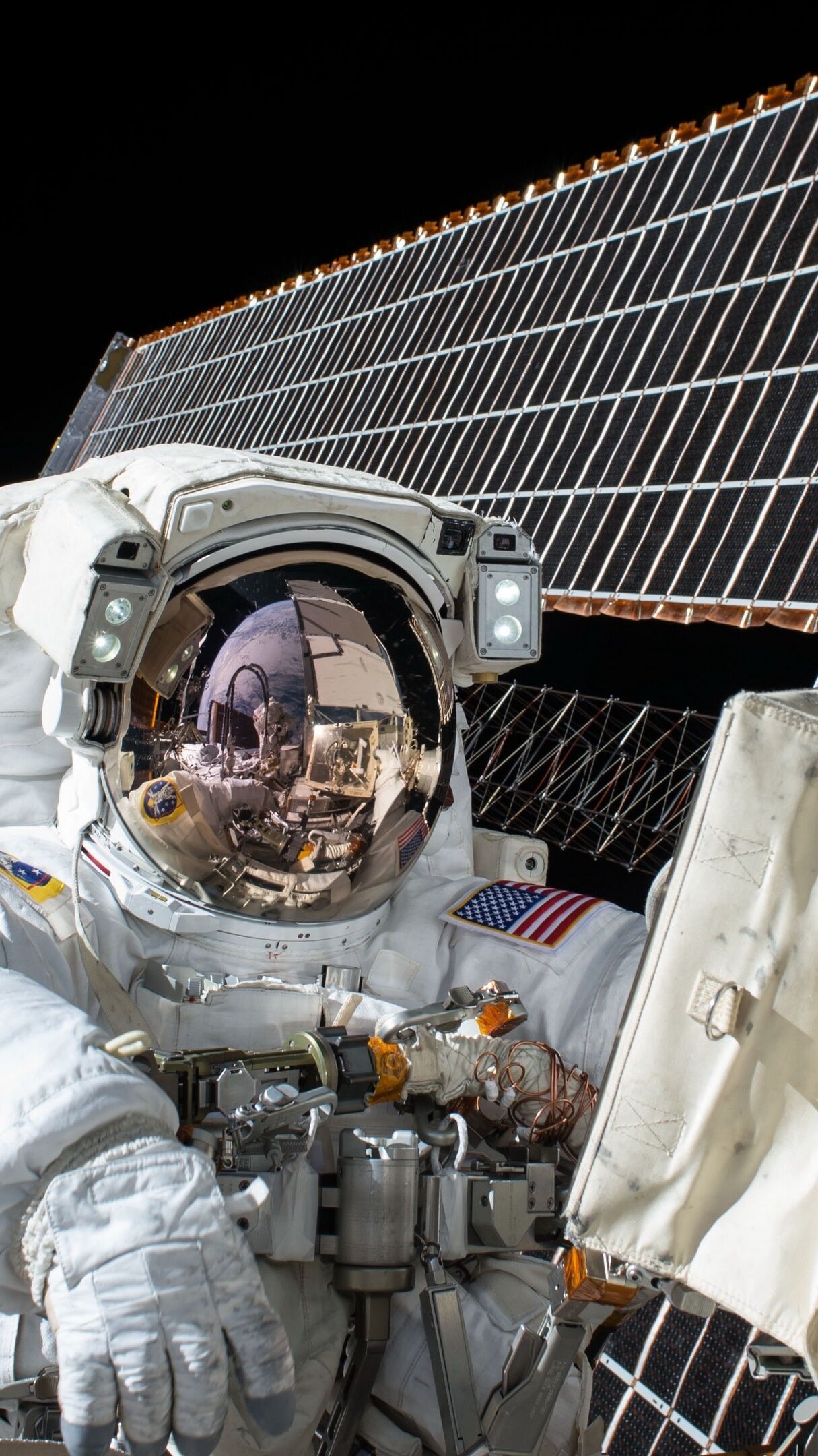 Astronaut Exploring the Vastness of Space - backiee