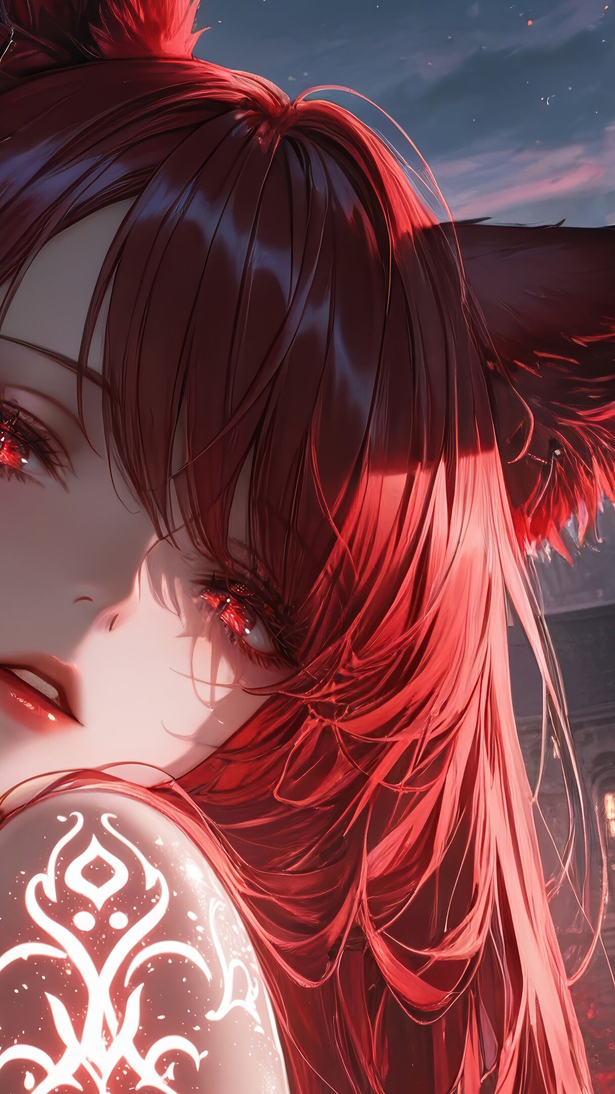 Kitsune Enchantment in a Digital Realm - backiee