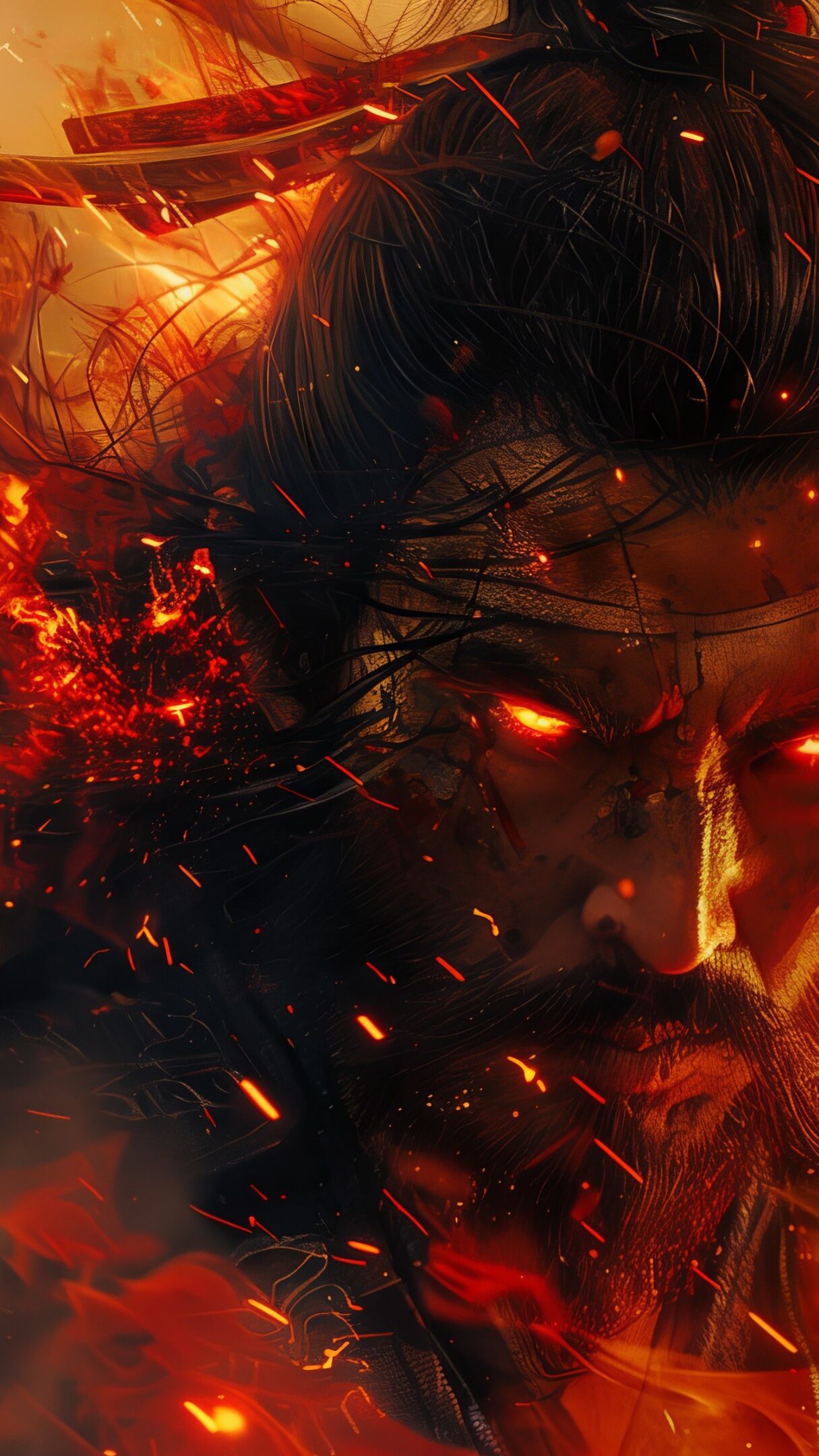 Fiery Warrior of the Flame Realm - backiee