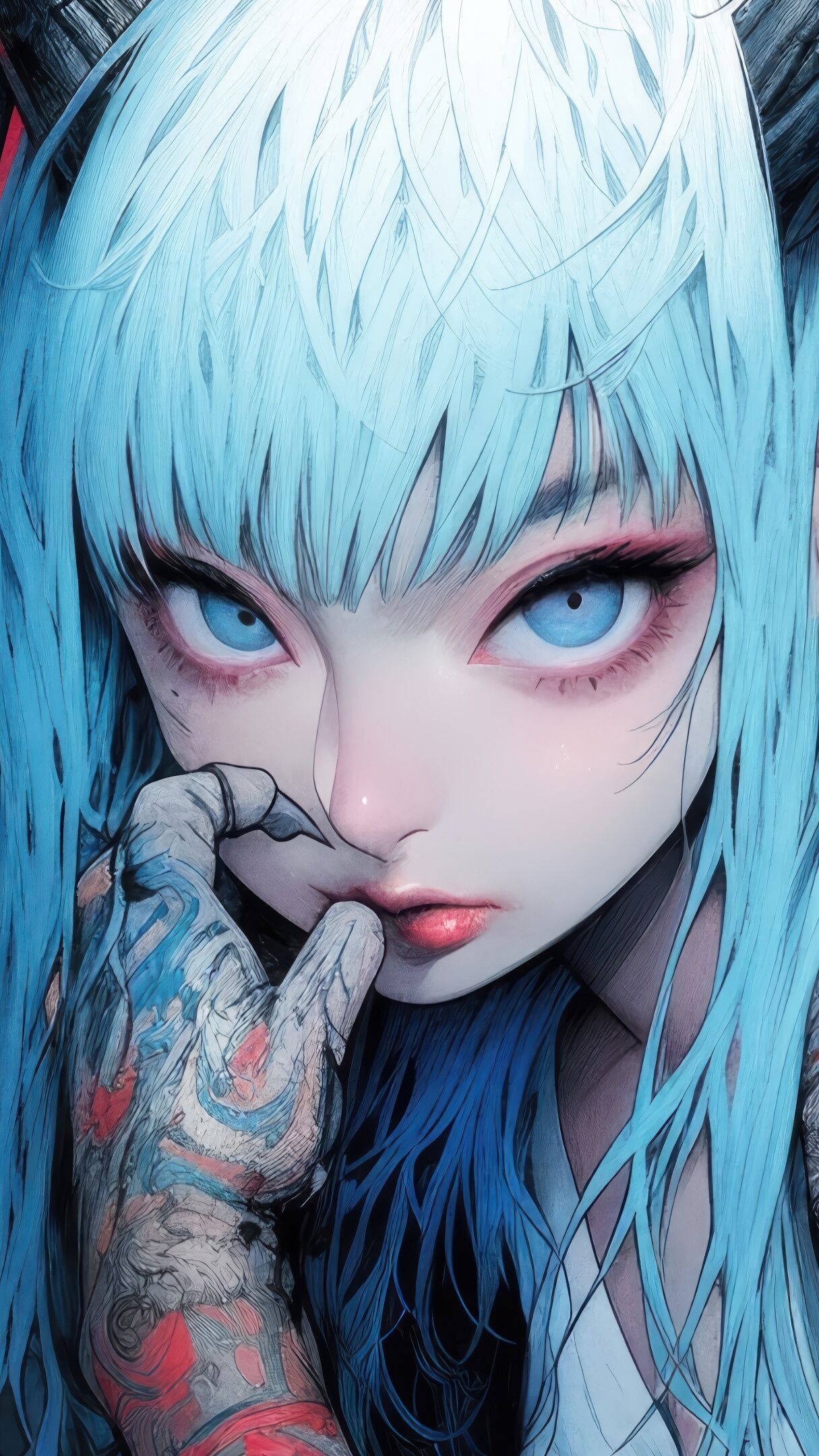 Mystical Girl in a Dark Fantasy Realm - backiee