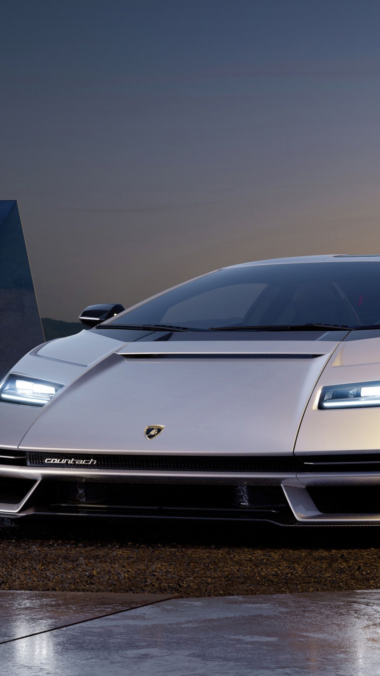 Lamborghini Countach LPI 800-4 Sunset Elegance 4K Wallpaper - backiee