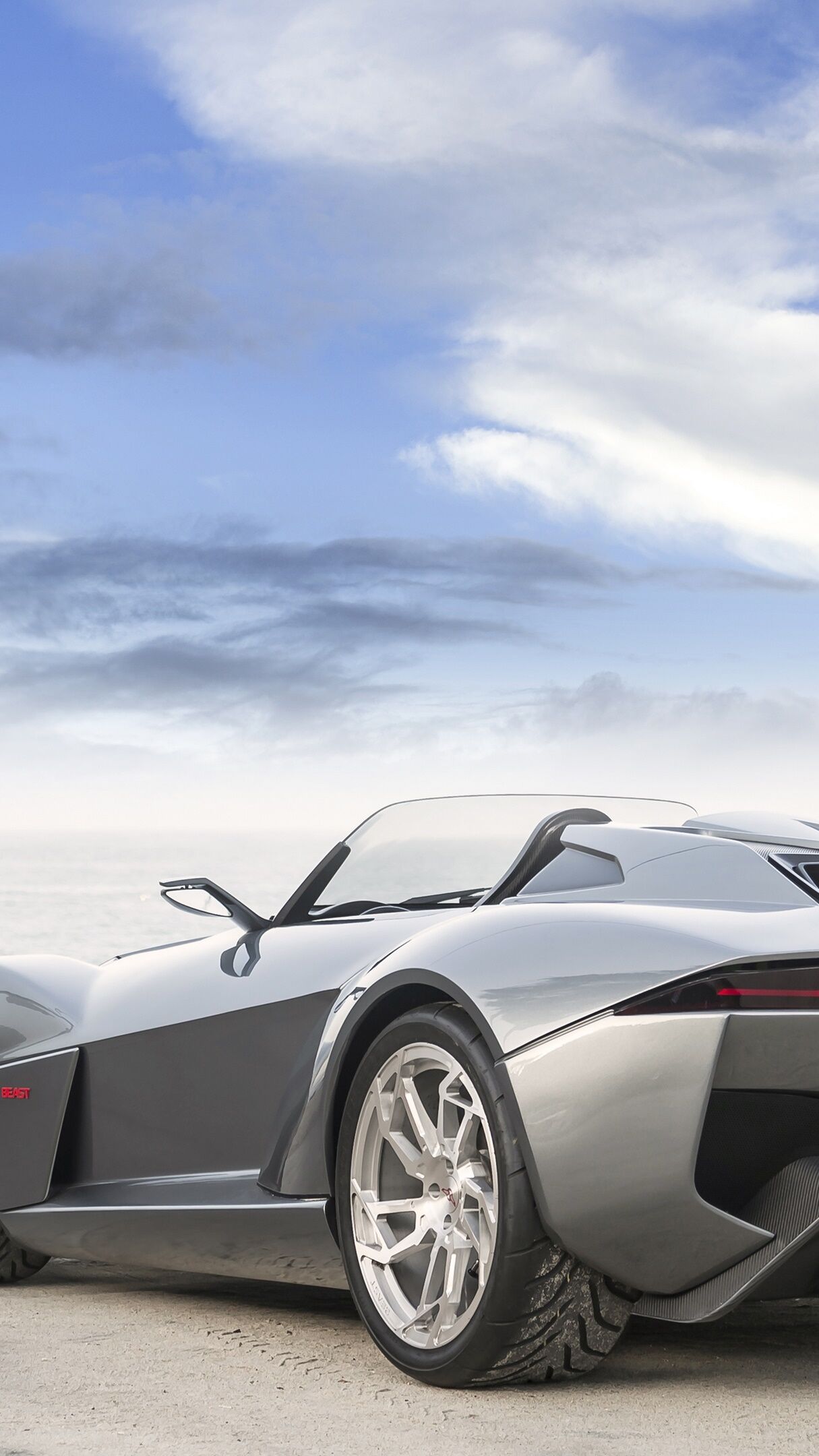 Rezvani Beast Supercar by the Coast in Crisp 4K - backiee