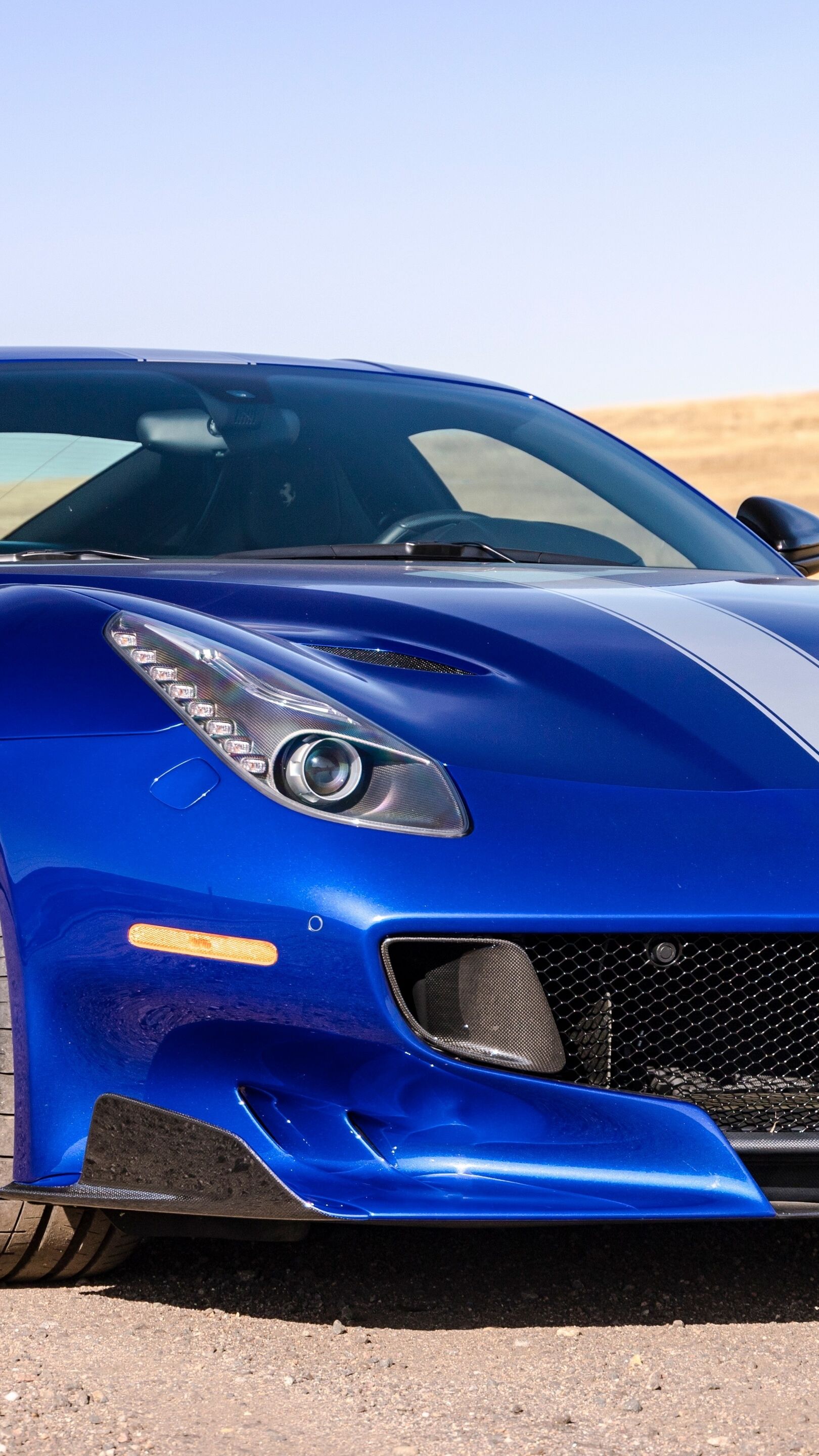 Ferrari in Vivid Blue Elegance - backiee