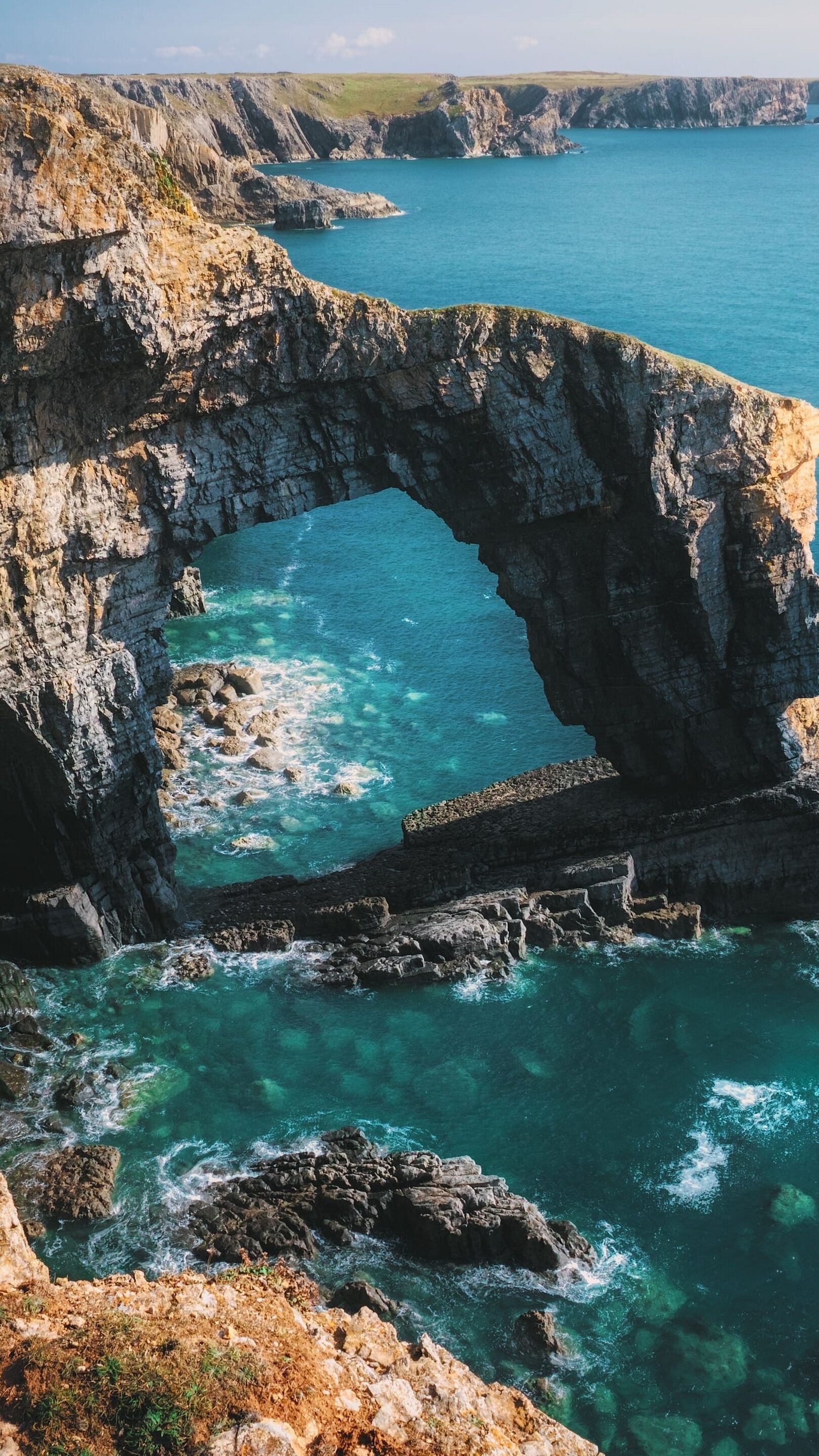 Majestic Coastal Arch of Pembrokeshire - backiee