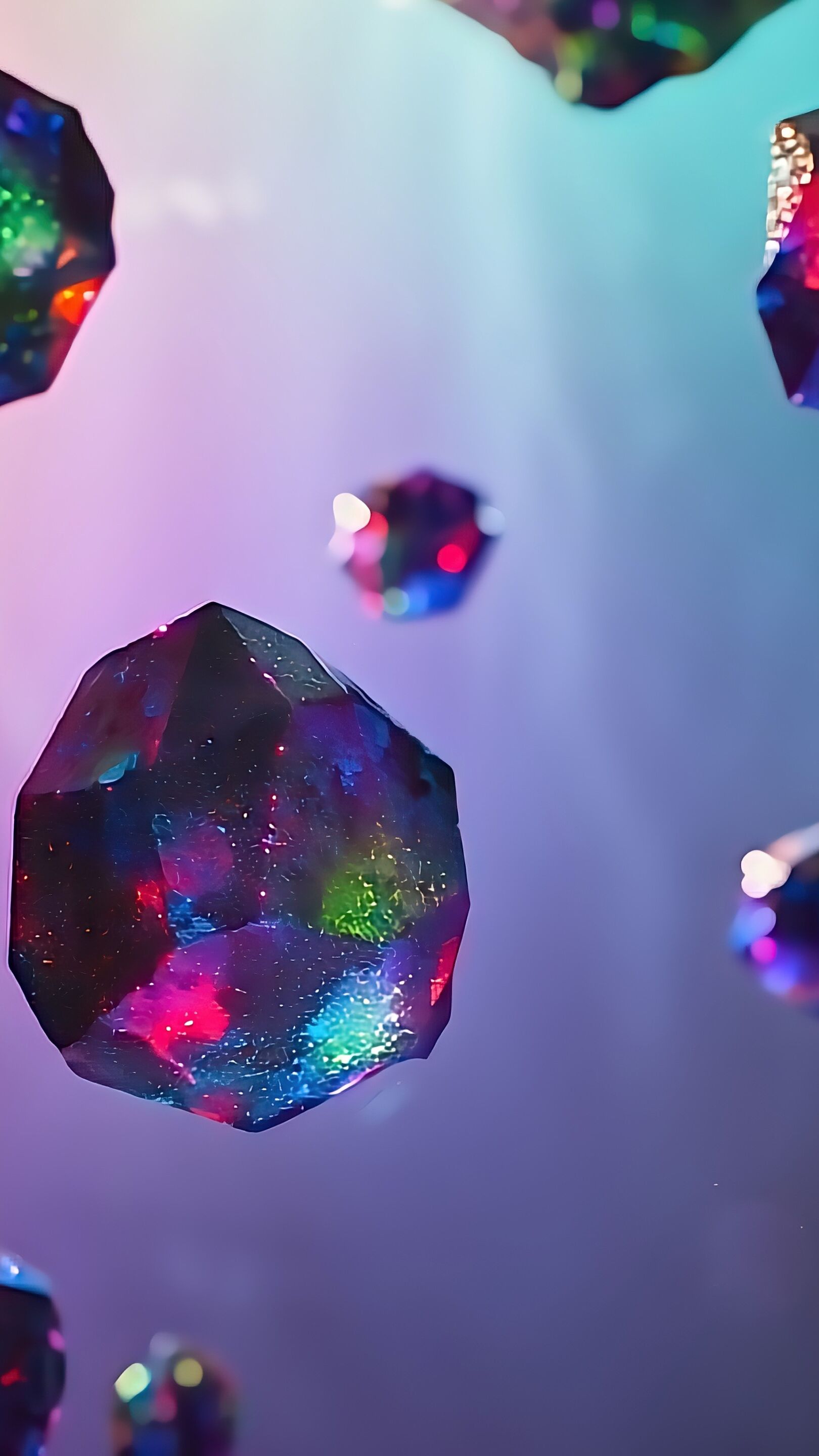 Flying Gems in a Vivid Spectrum - backiee