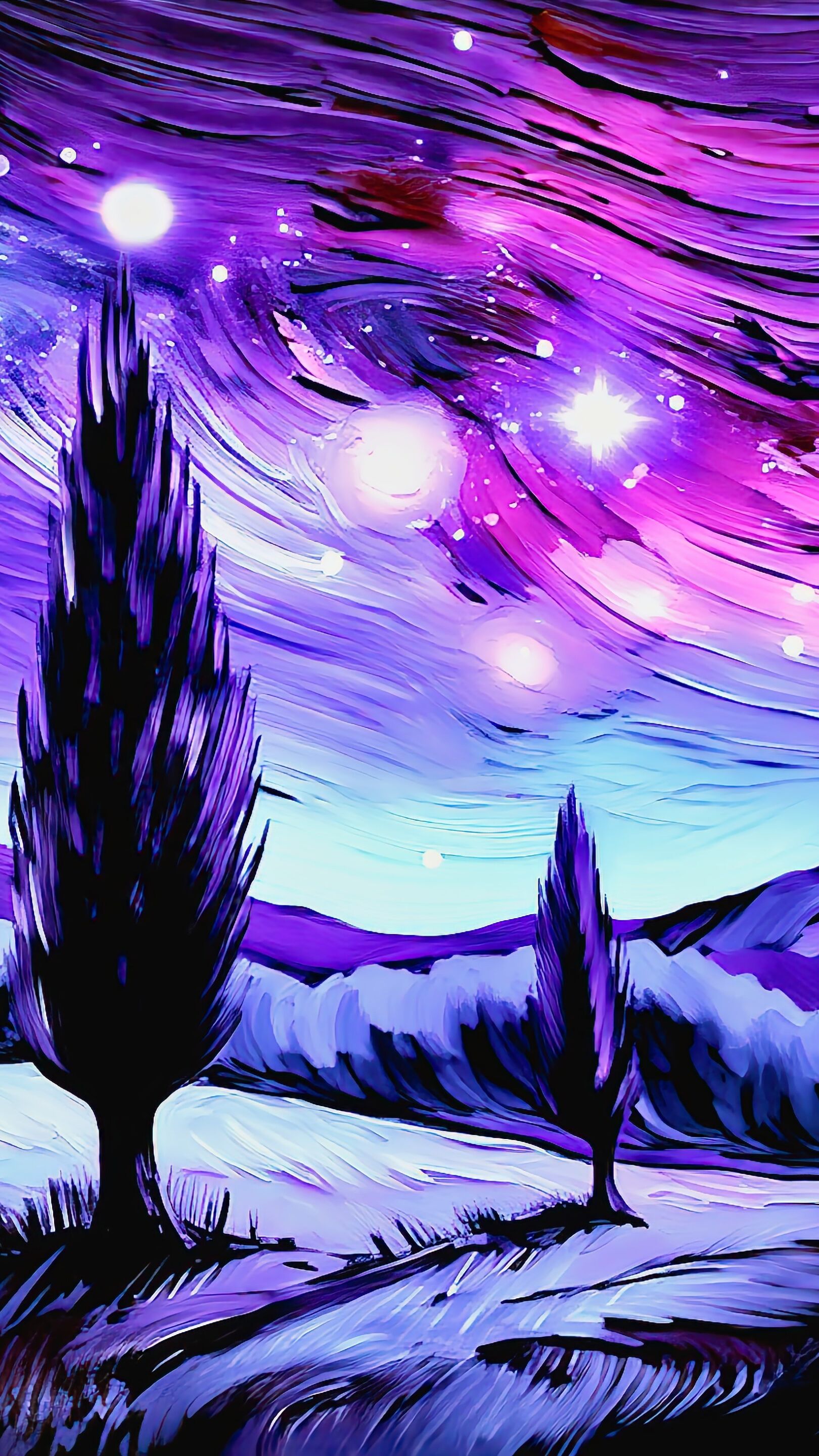 Purple Twilight Dreams - backiee