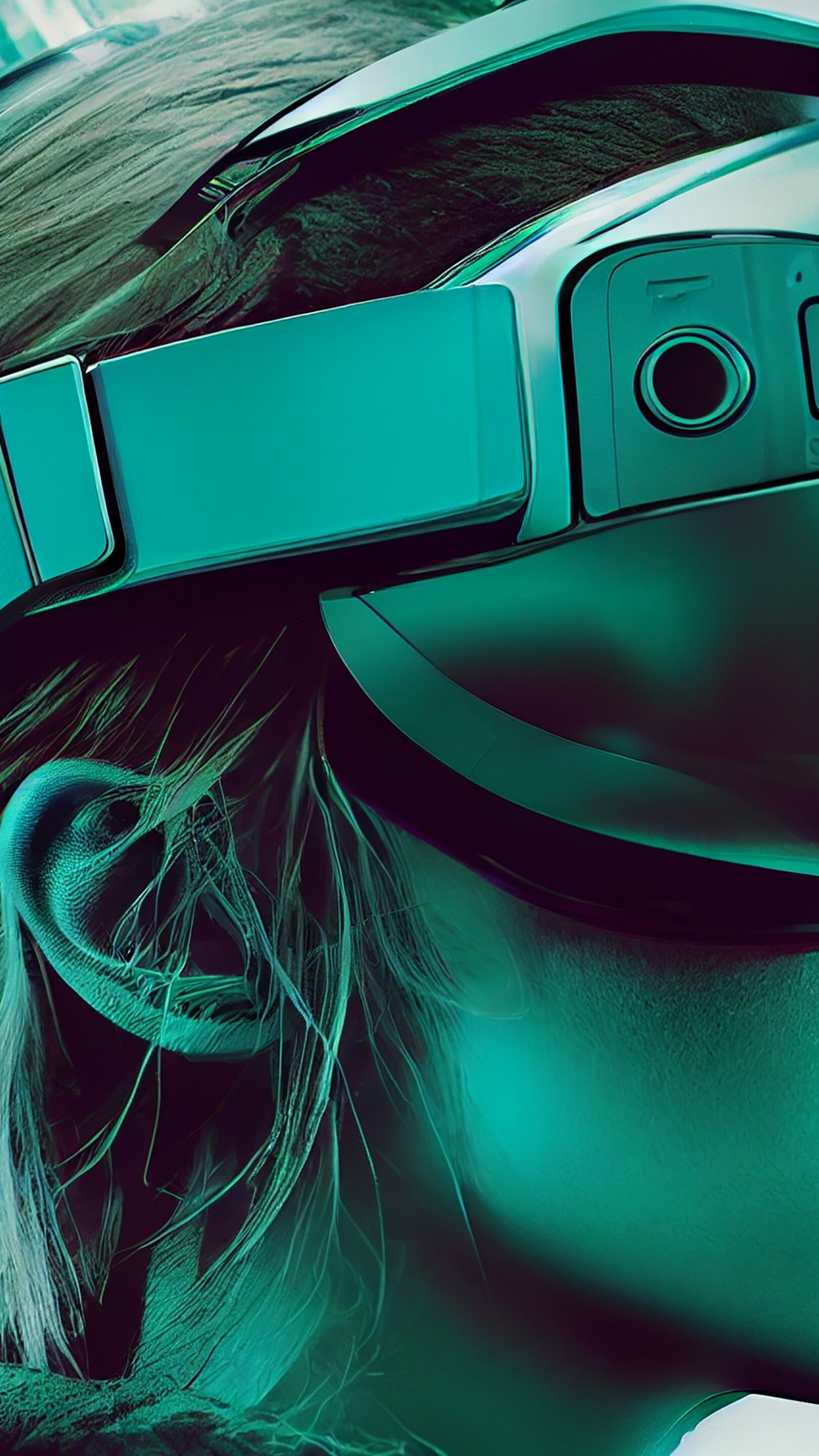 Futuristic Vision Virtual Reality in Focus - backiee