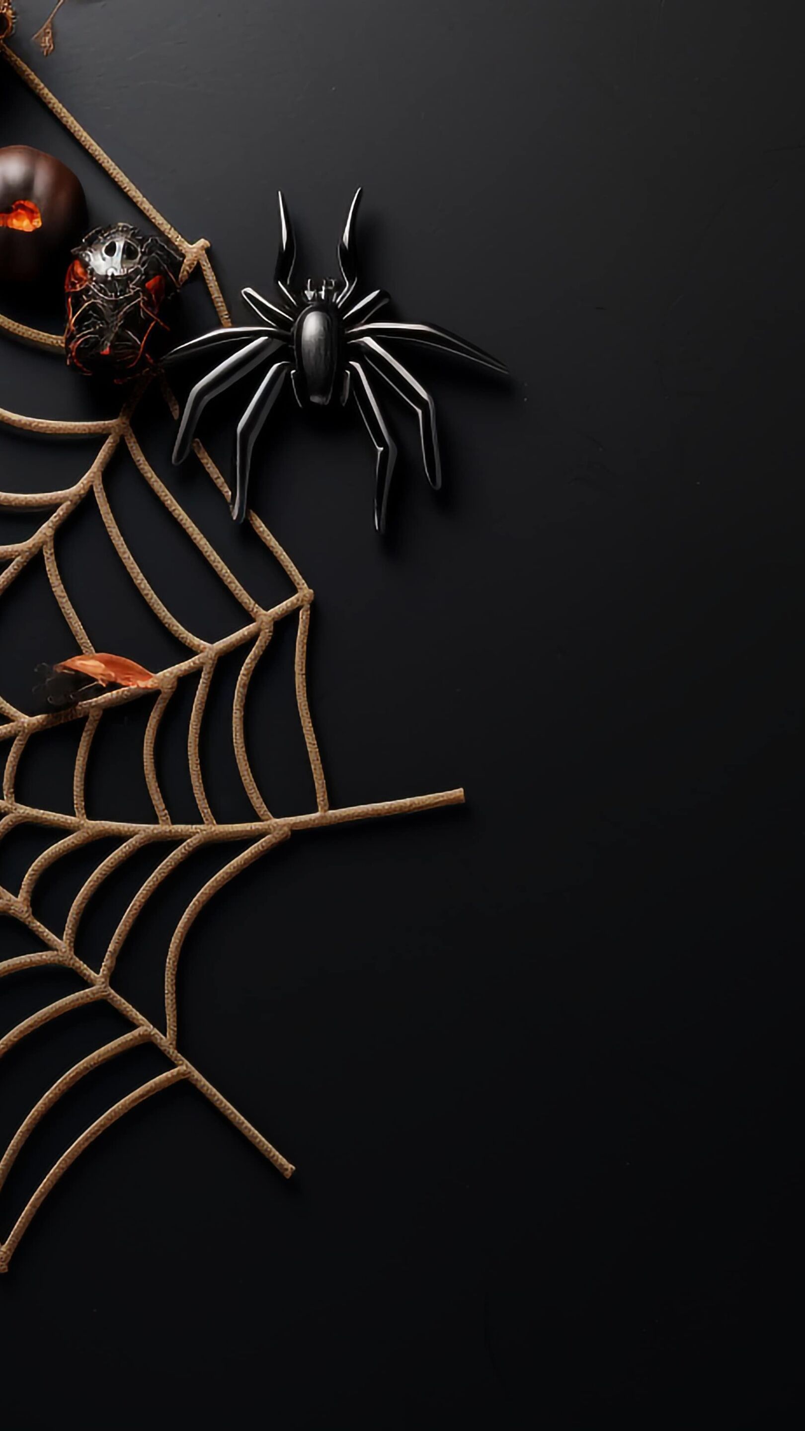 Spider Web Elegance for Halloween Vibes - backiee