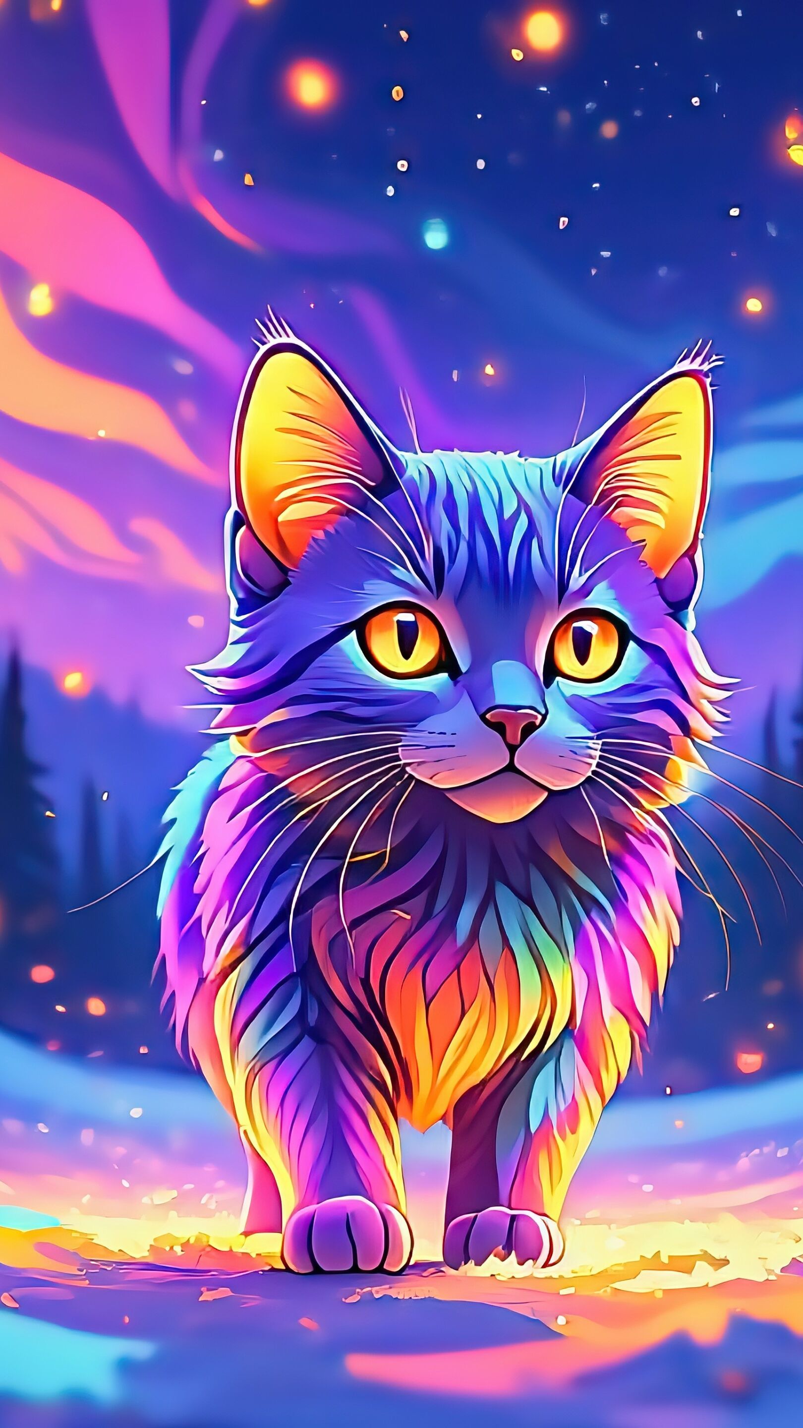 Cosmic Kitty - backiee