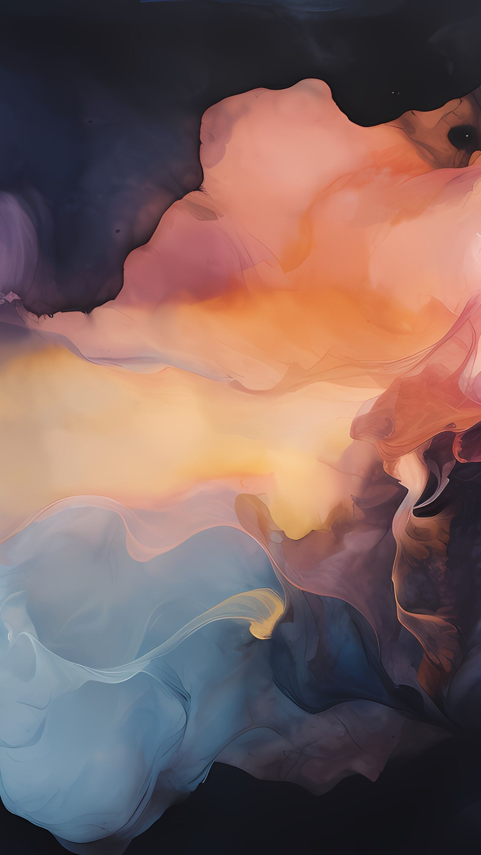 Fluid Dreams in Vibrant Hues - backiee