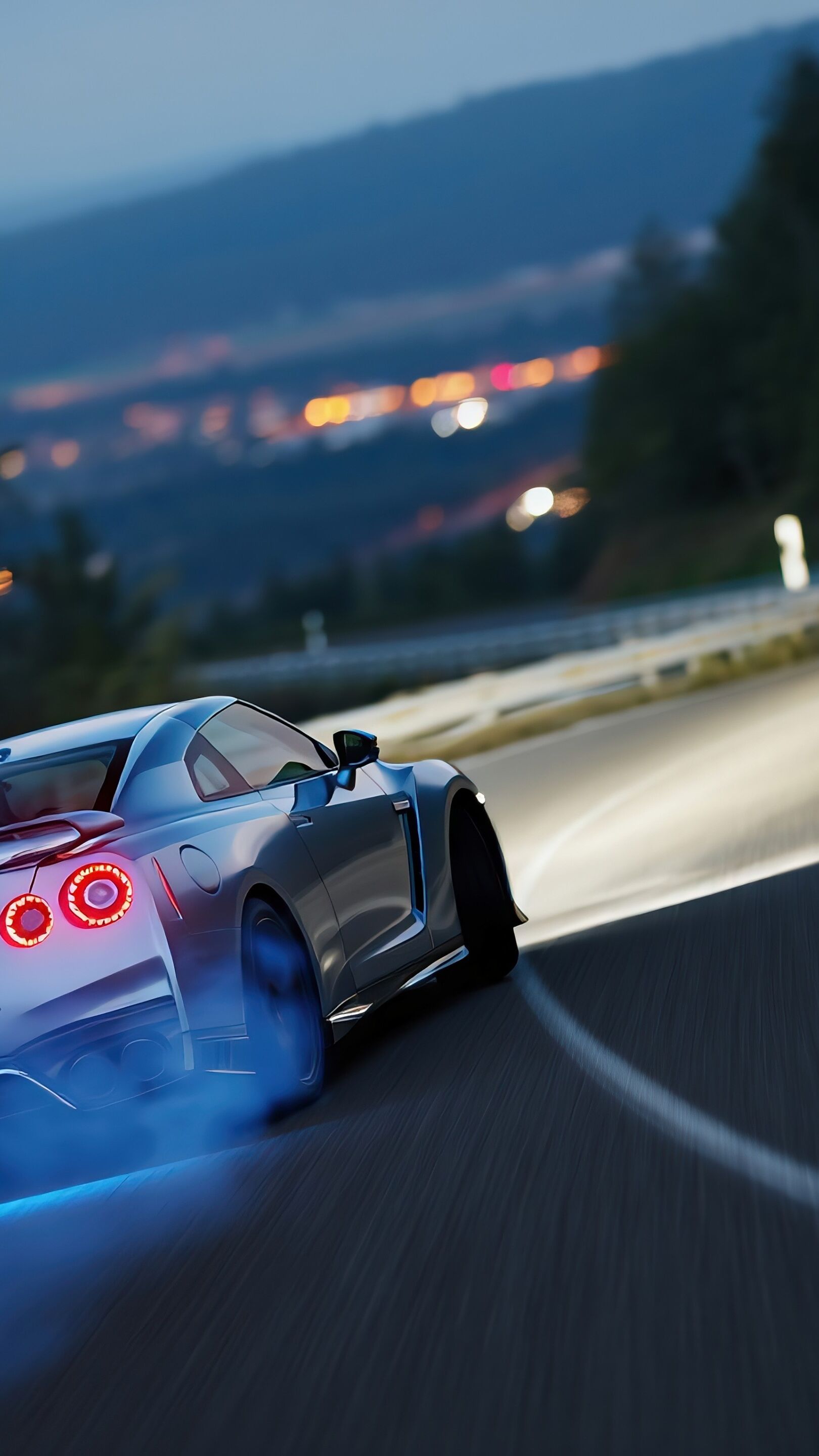 Racing Through the Night in Style - backiee