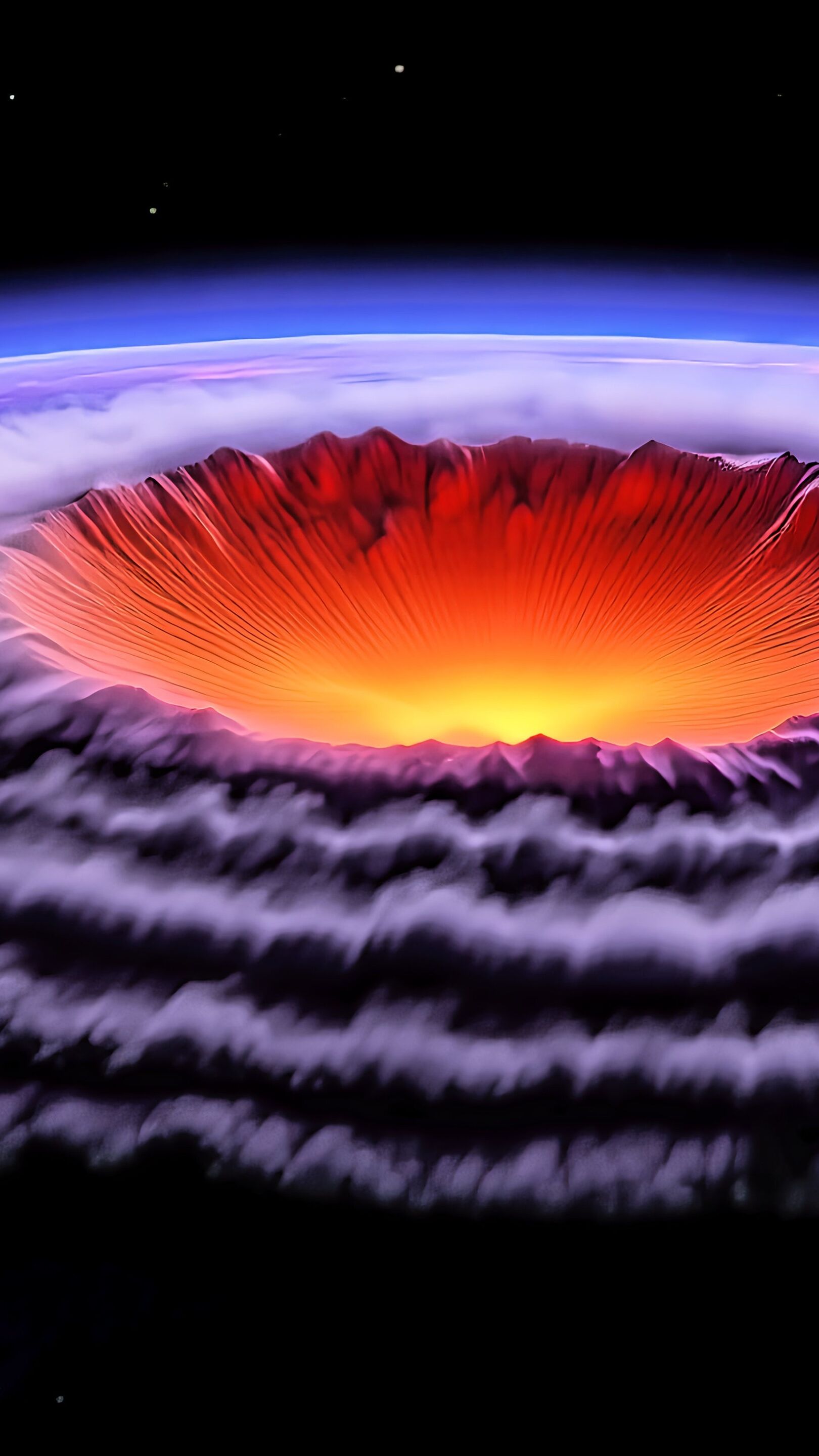 Huge Meteor Strike On An Alien Planet - backiee