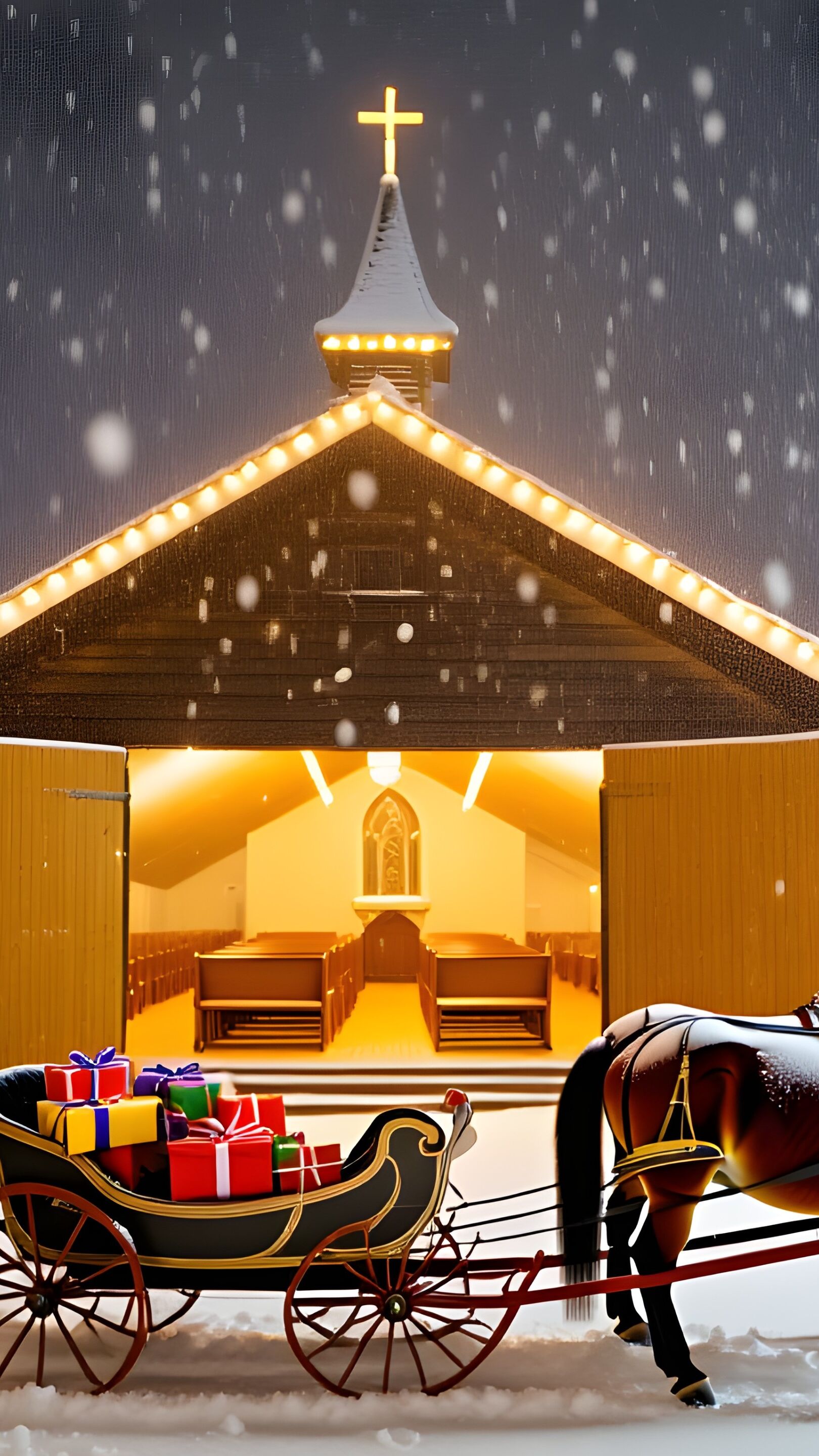 Getting The Sleigh Ready - backiee