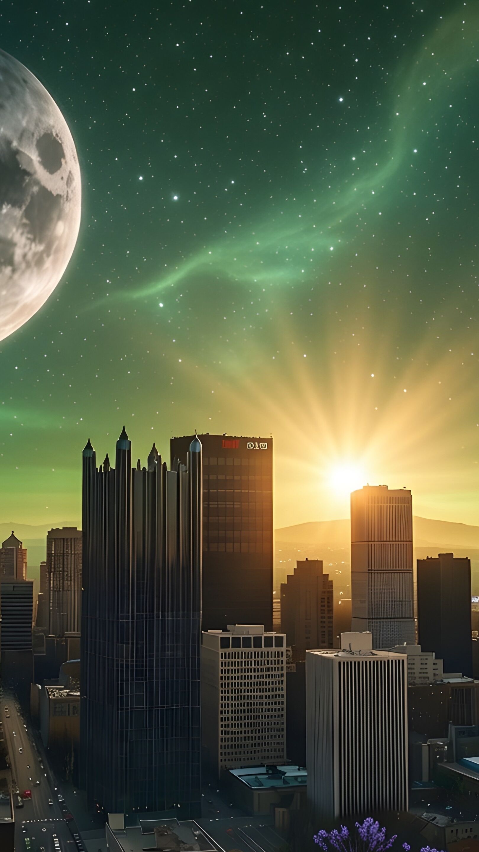 Alien View Of Pittsburgh - backiee