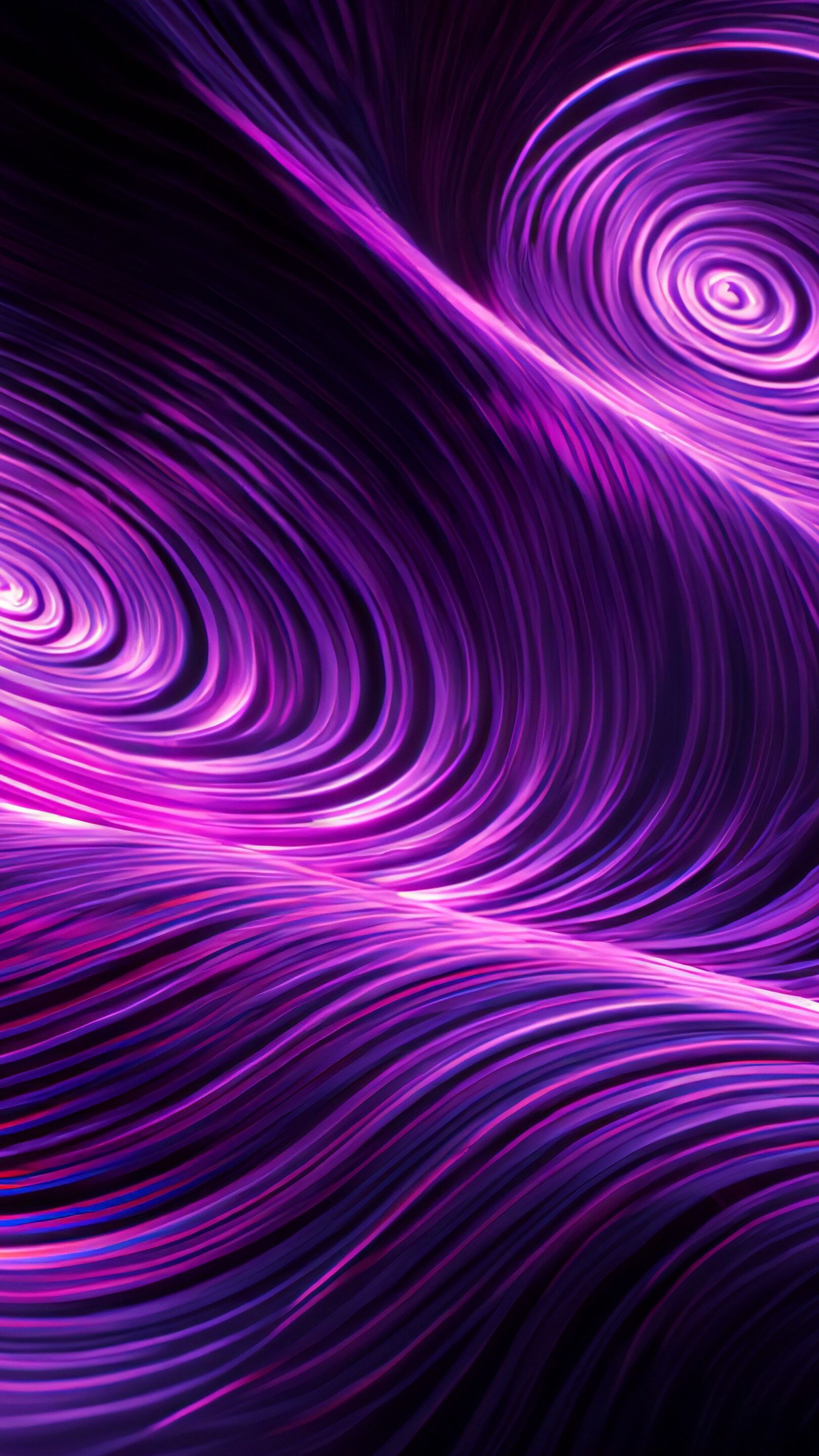 Purple Spiral Energy - backiee