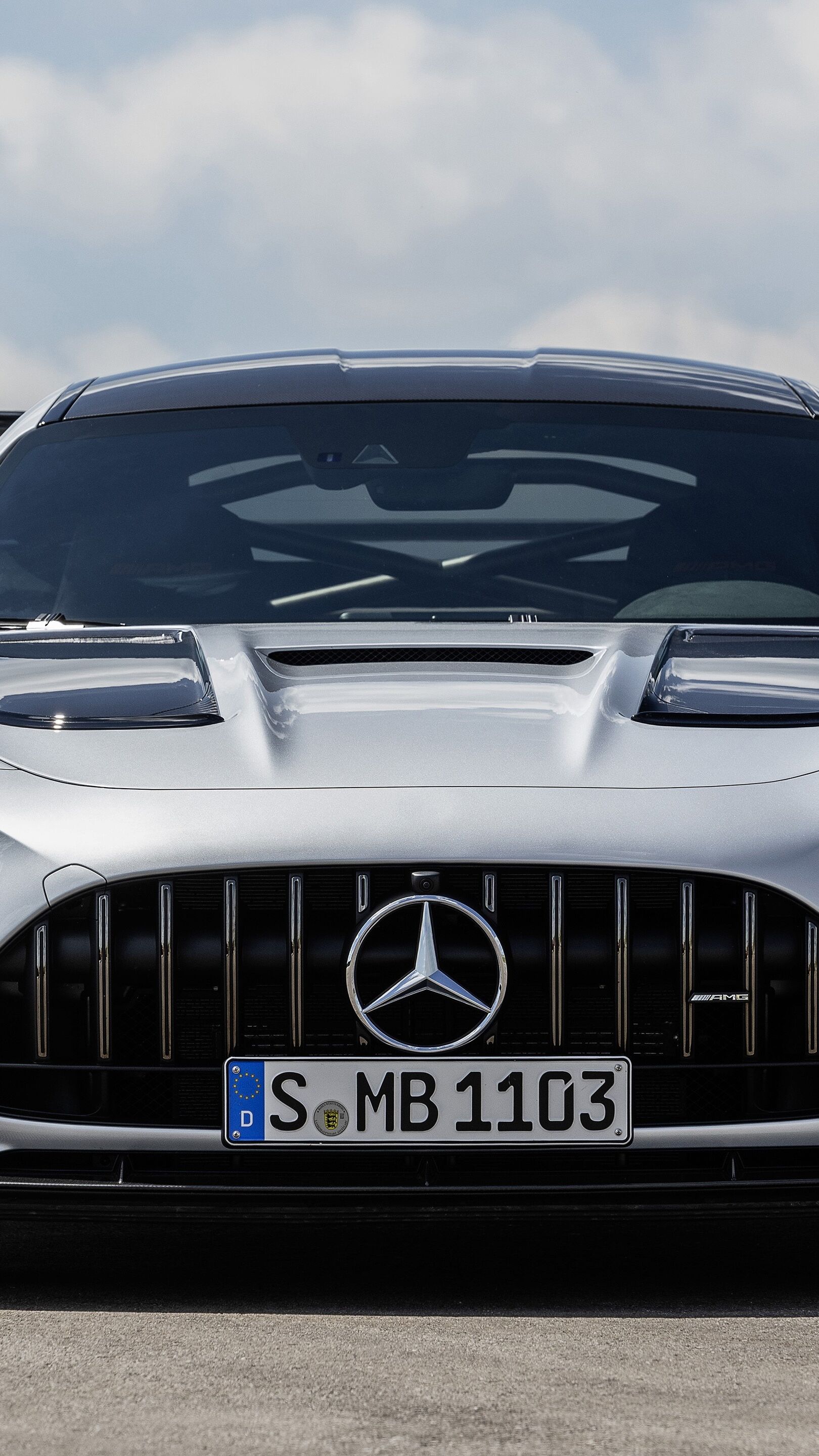 Mercedes Benz AMG GT Front View 5K Performance Wallpaper - backiee