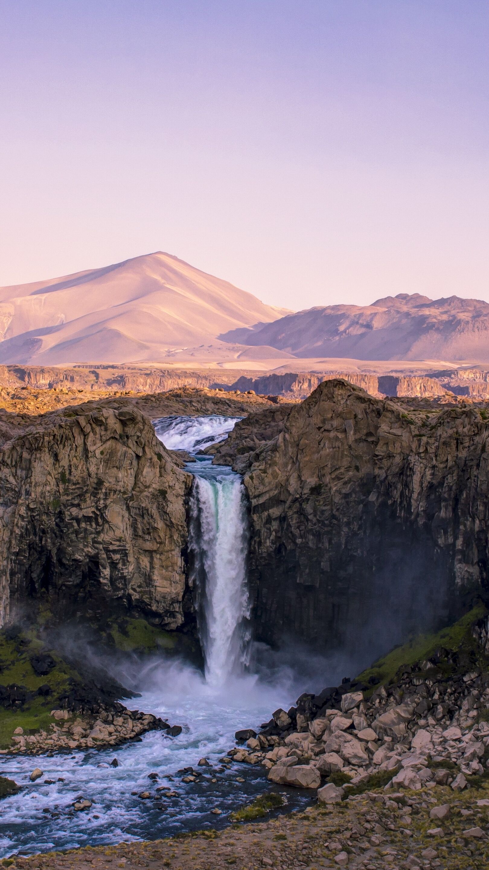 Cascada Invertida Sunset Falls in Maule Chile 5K Nature Escape - backiee