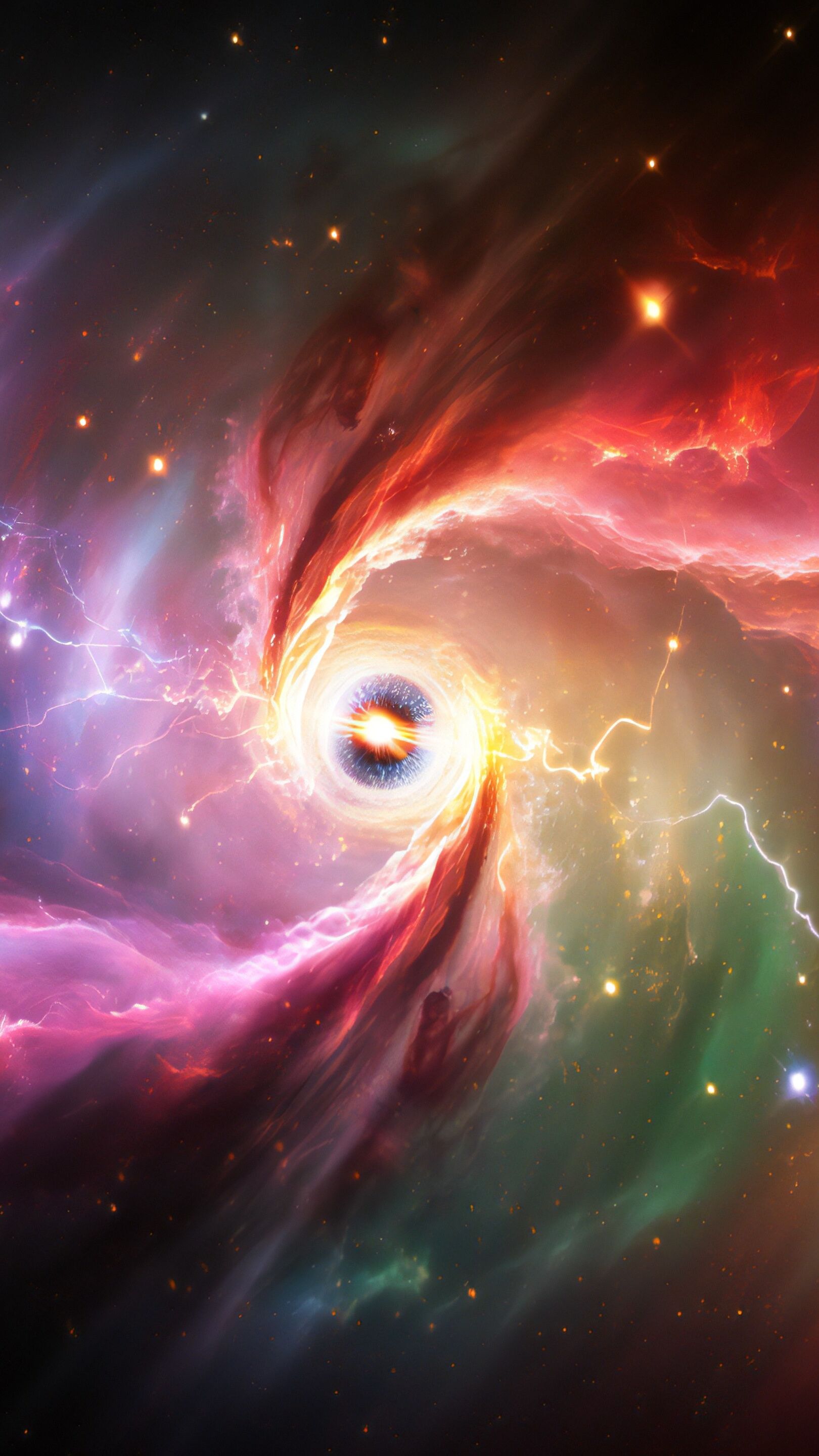 Colorful Cosmic Storm - backiee