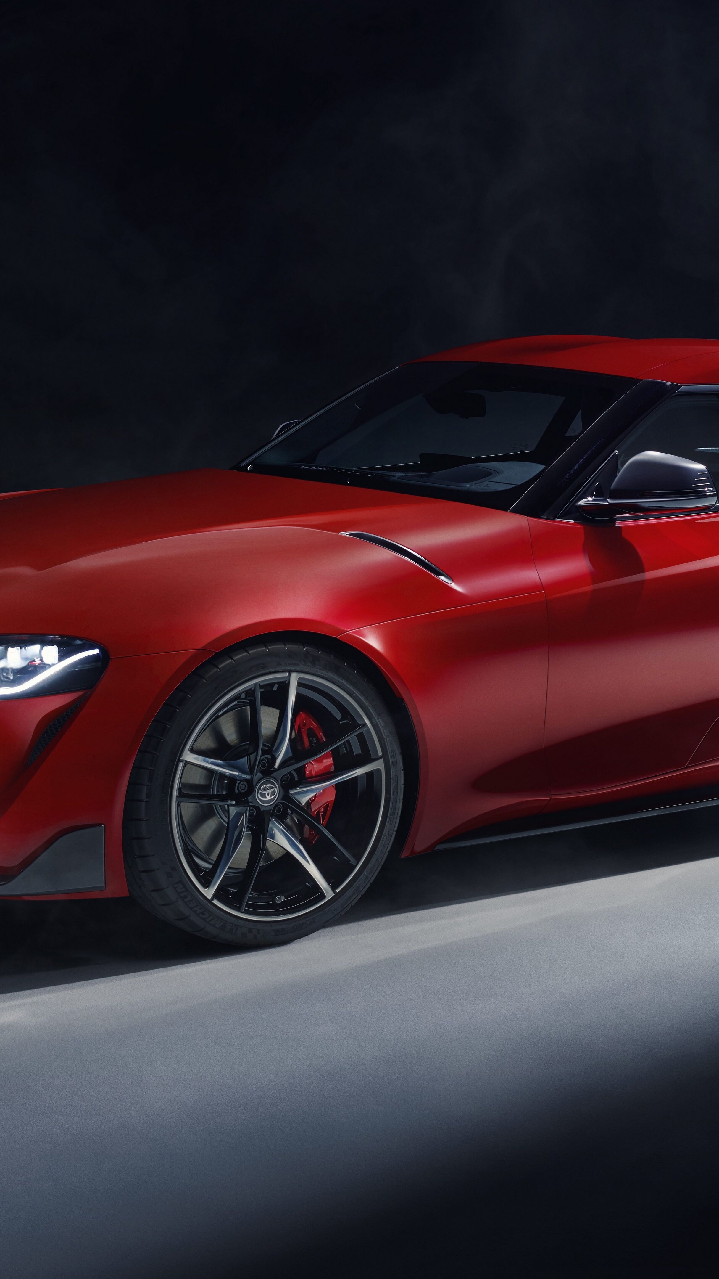 Toyota Supra in Striking Red Glory - backiee