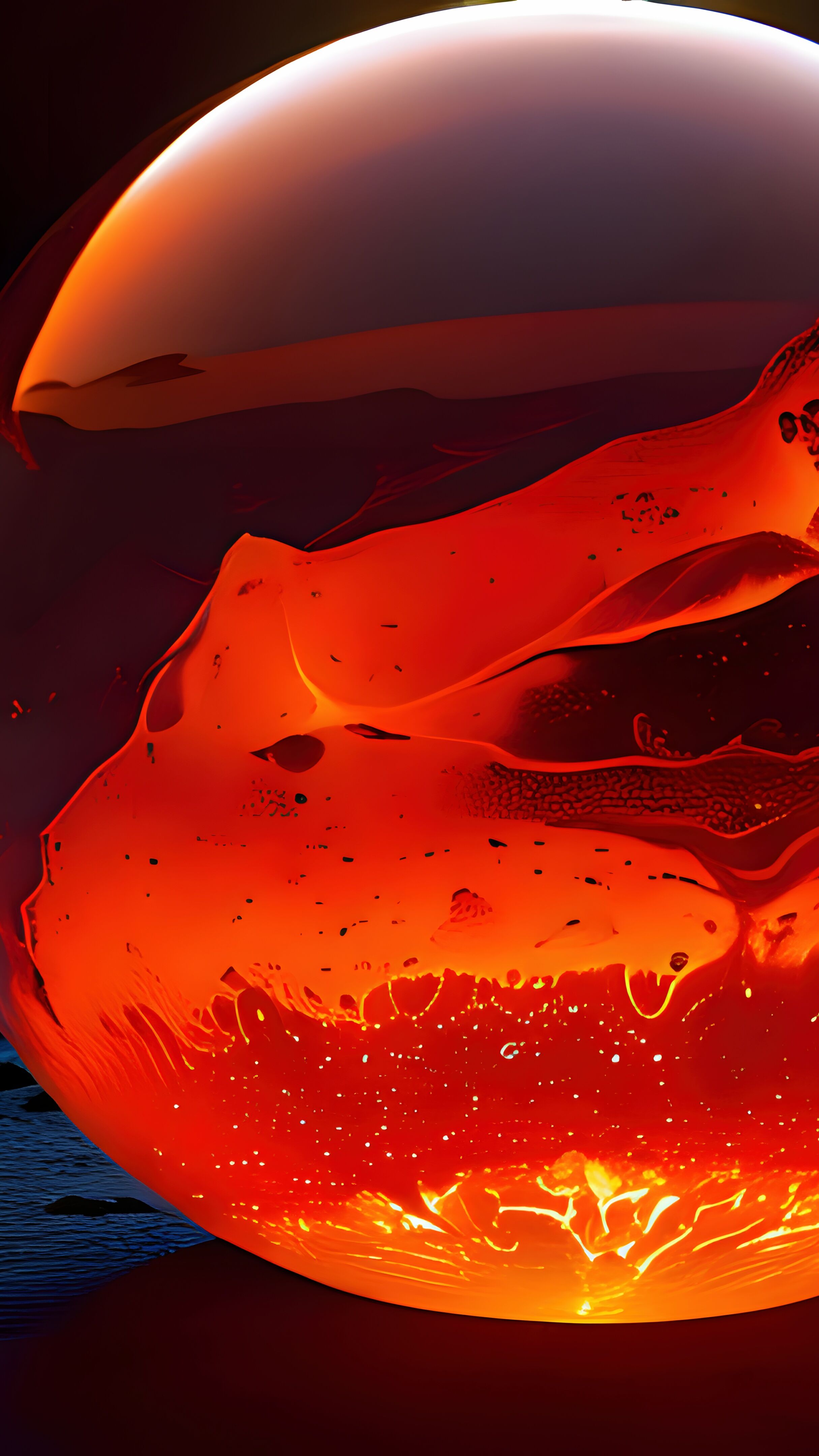 Huge Marble On The Moon - backiee