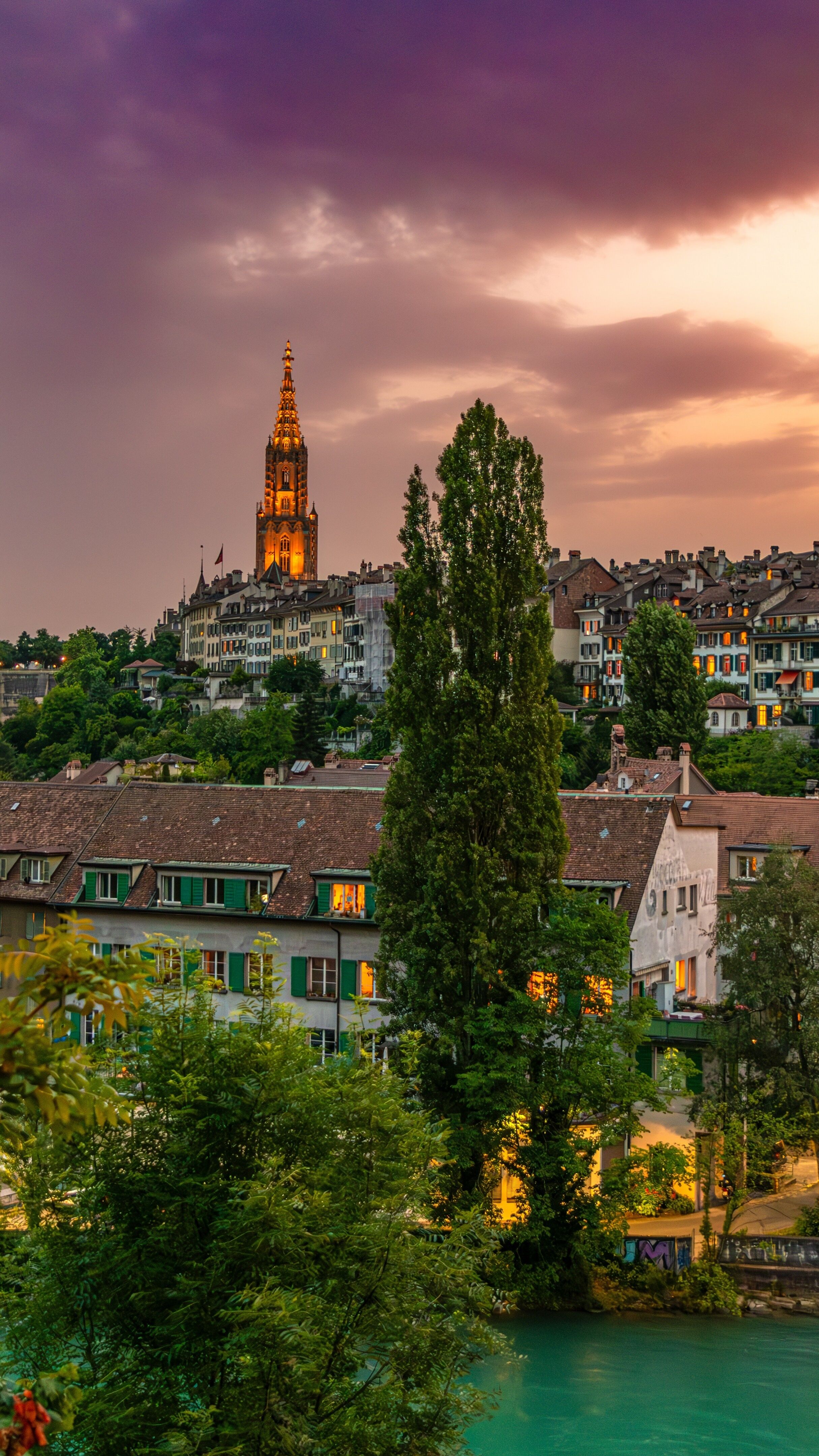Scenic Evening in Bern's Historic Heart - backiee