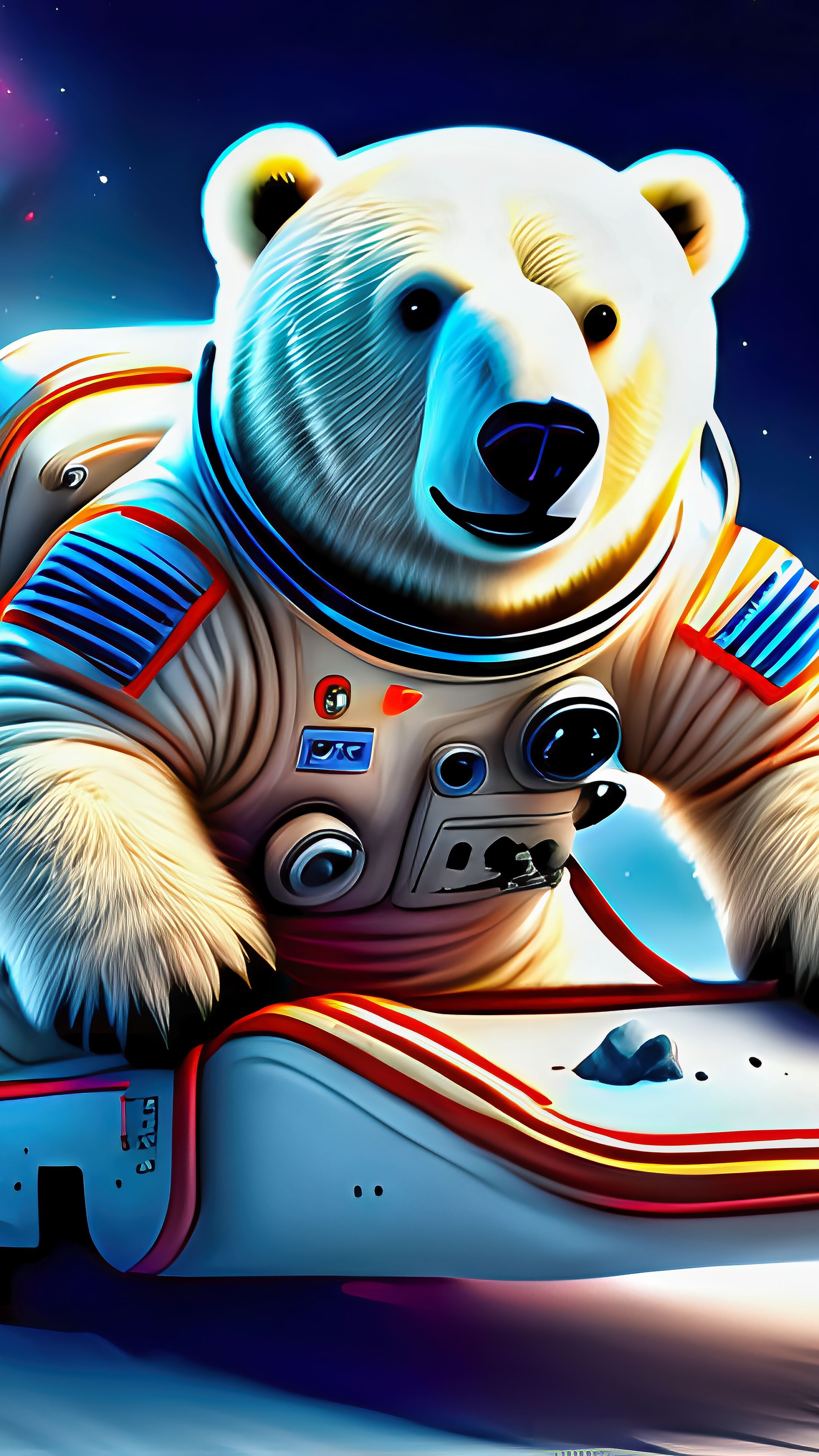 Outer Space Sled Riding - backiee