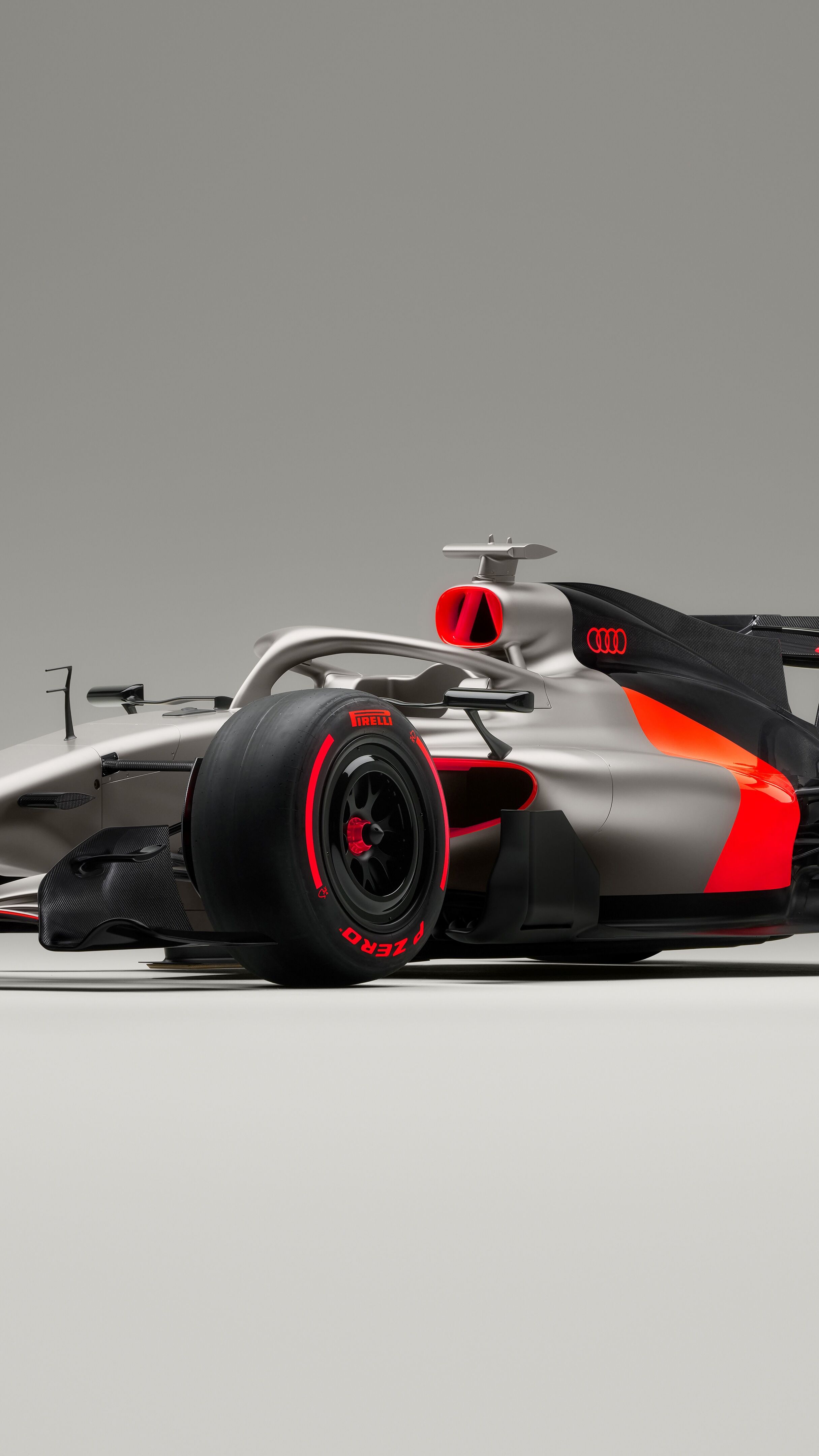Audi F1 Concept Racer in 8K Minimal Studio Lighting - backiee